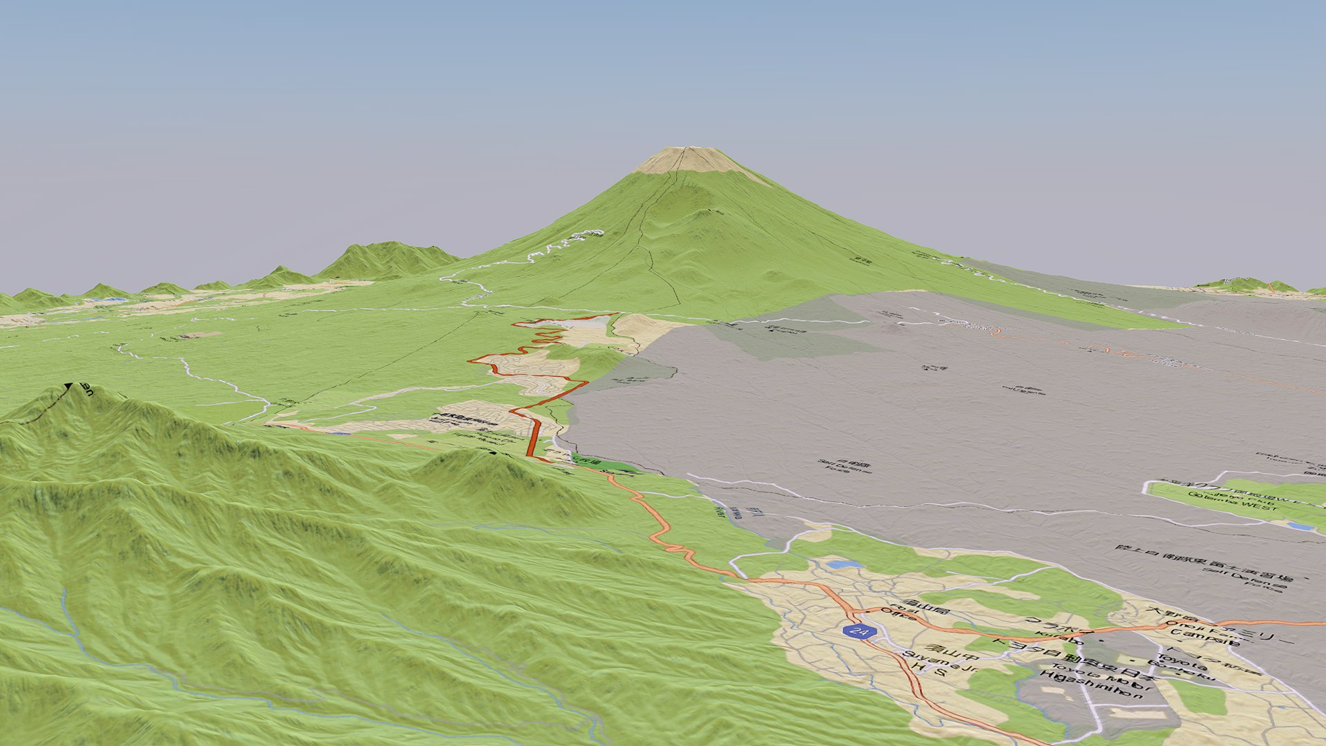 3D model Mount Fuji Japan Highly detailed - TurboSquid 1945933