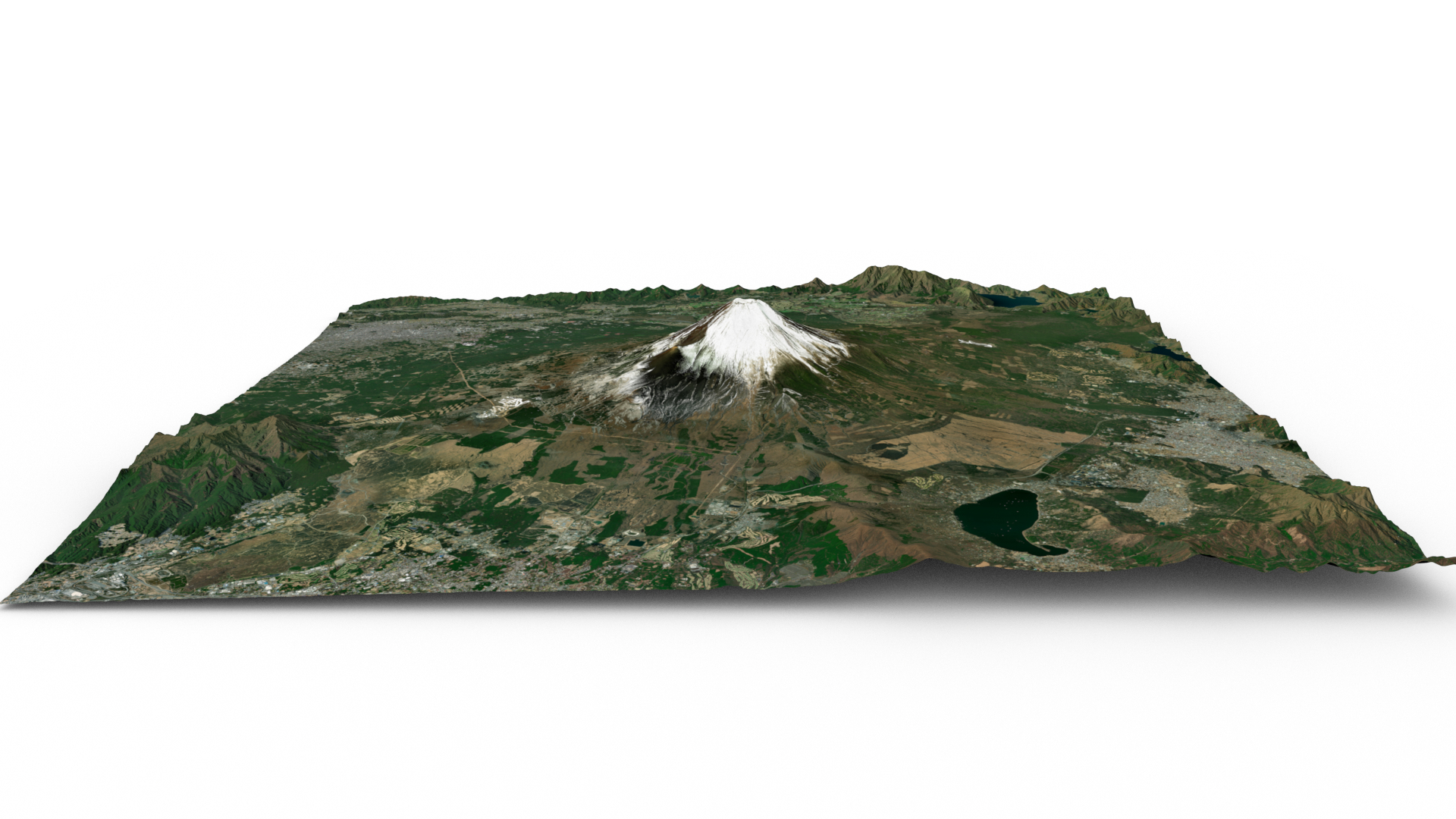 3D Model Mount Fuji Japan Highly Detailed - TurboSquid 1945933