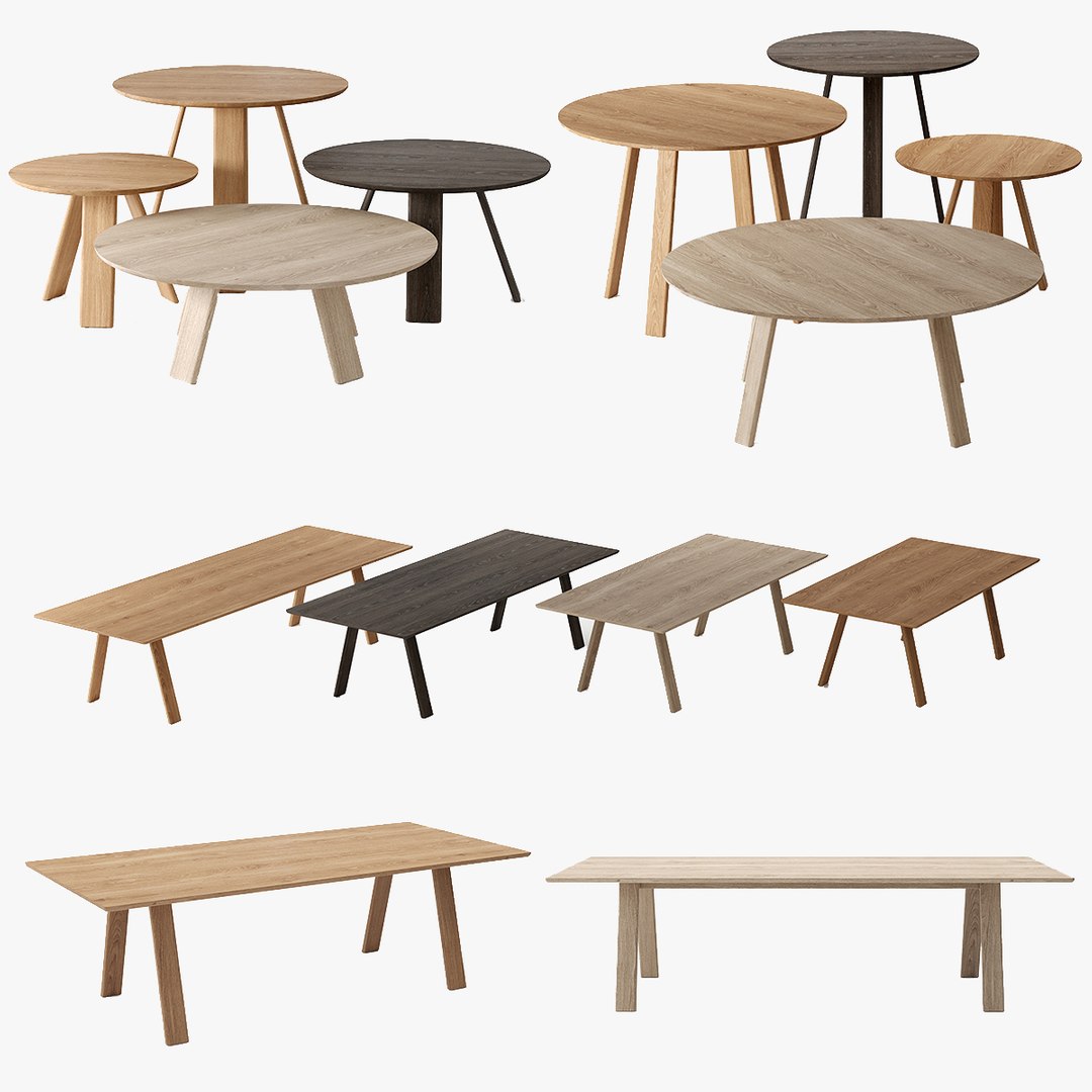 Jardan Flo Tables Model - TurboSquid 1862190
