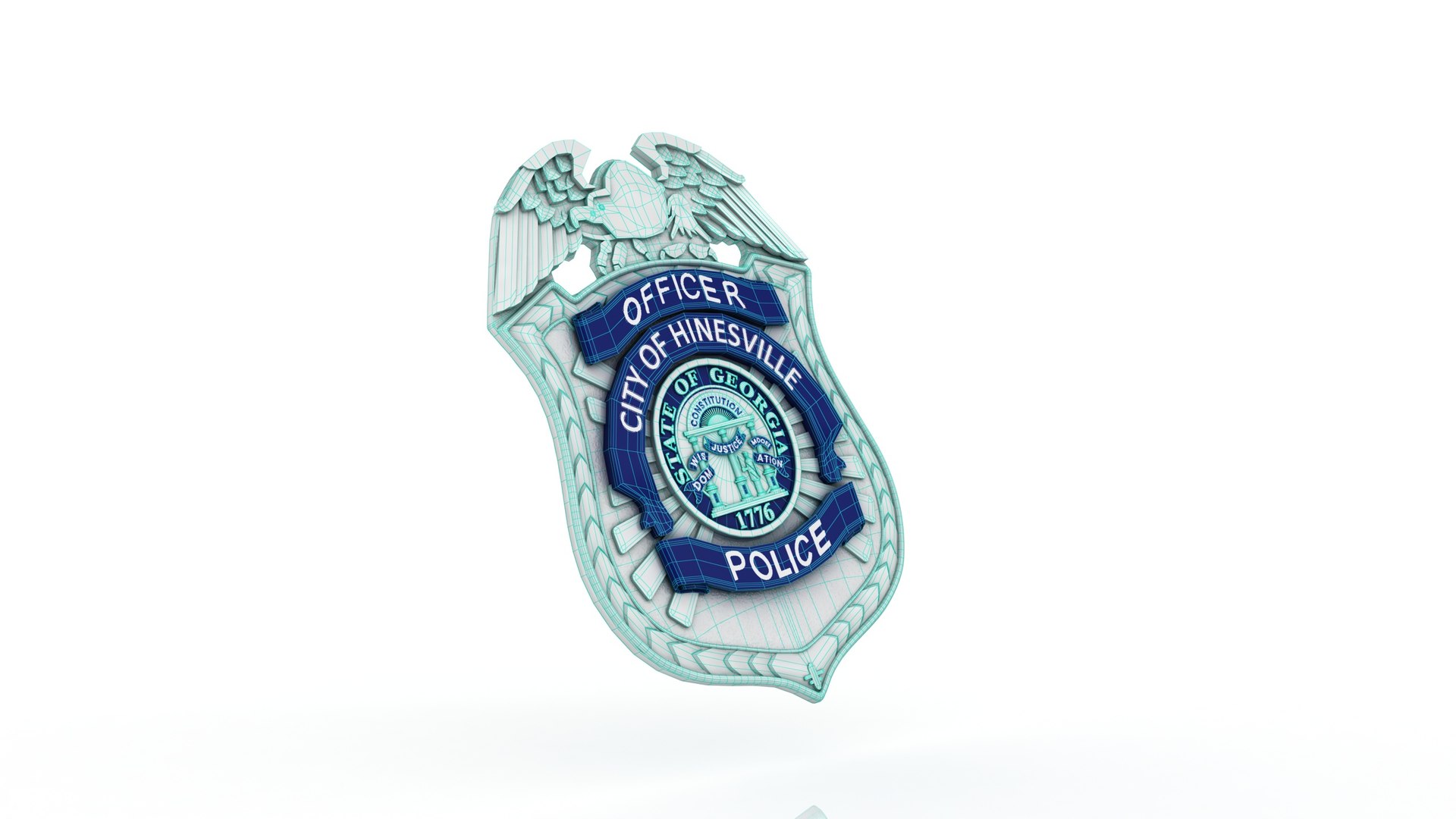 Police Badge Model - TurboSquid 2149634