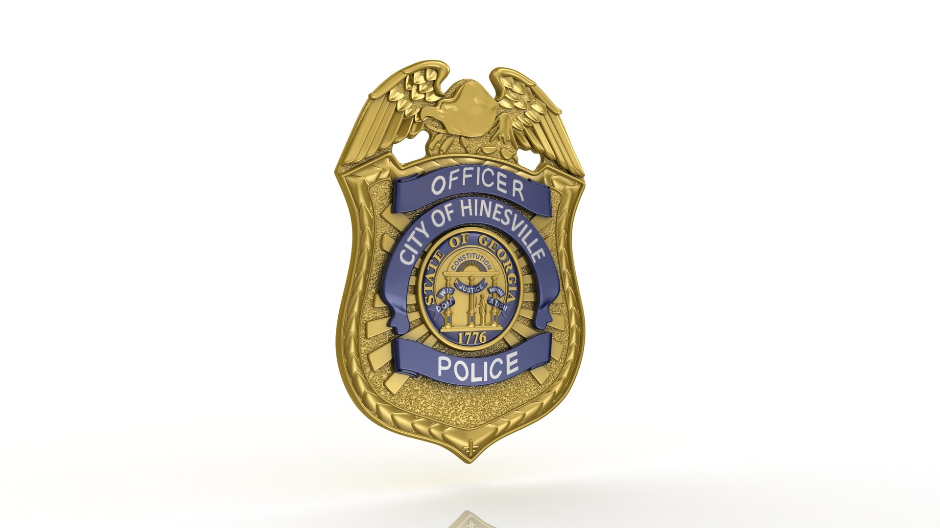 Police Badge Model - TurboSquid 2149634