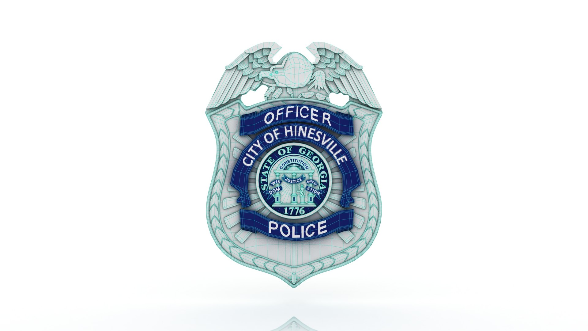 Police Badge Model - TurboSquid 2149634
