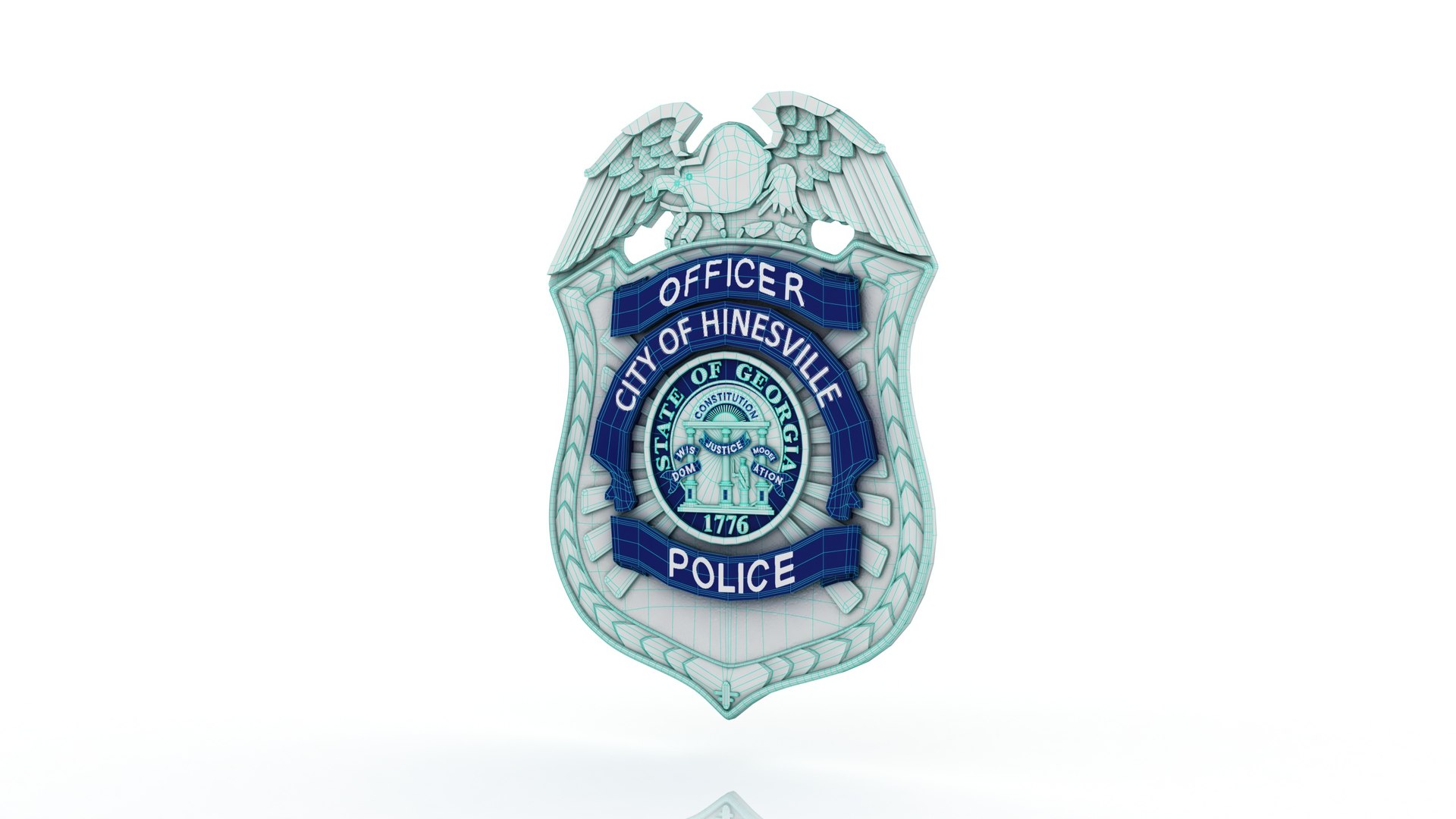 Police Badge model - TurboSquid 2149634