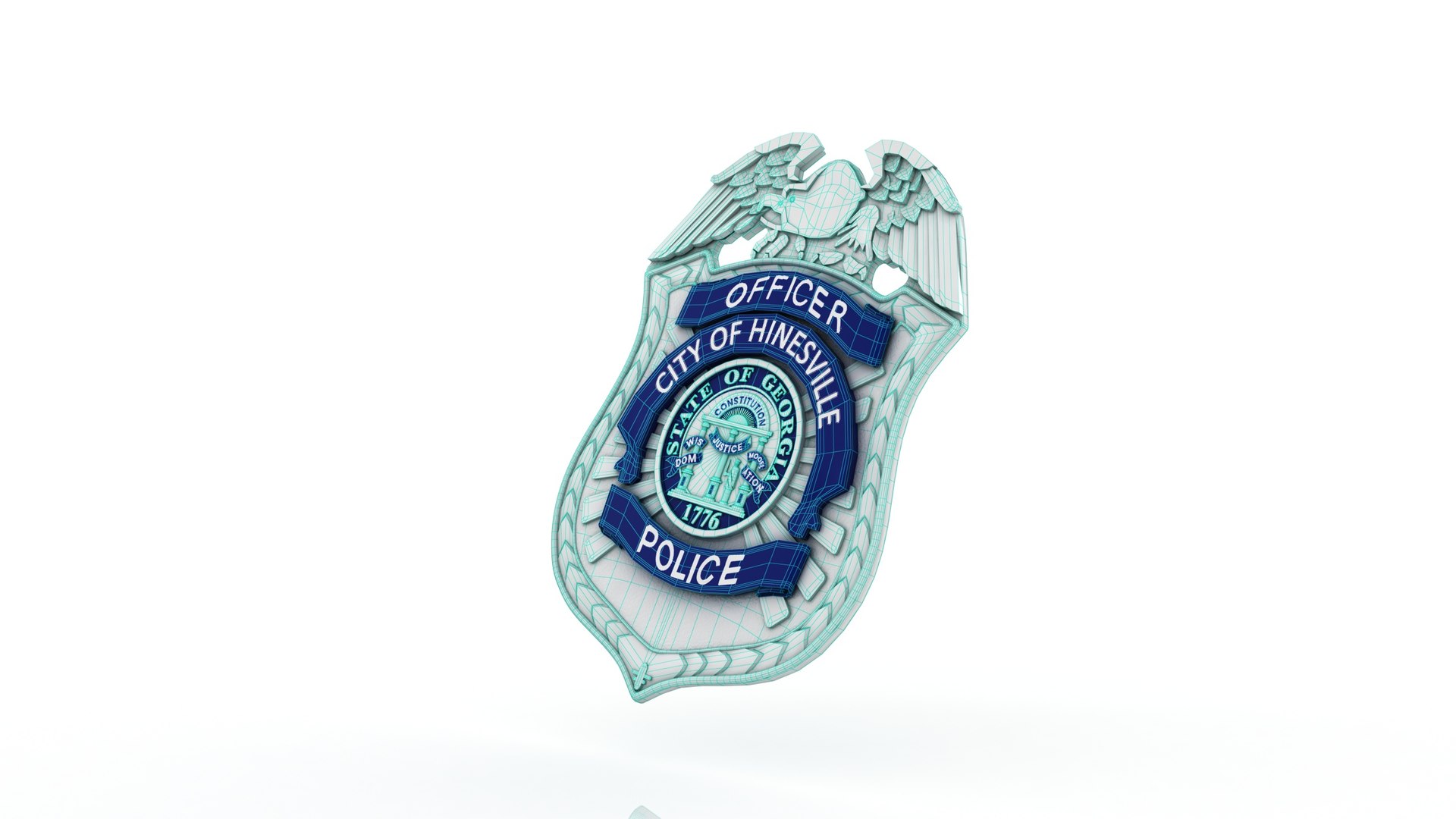 Police Badge Model - TurboSquid 2149634