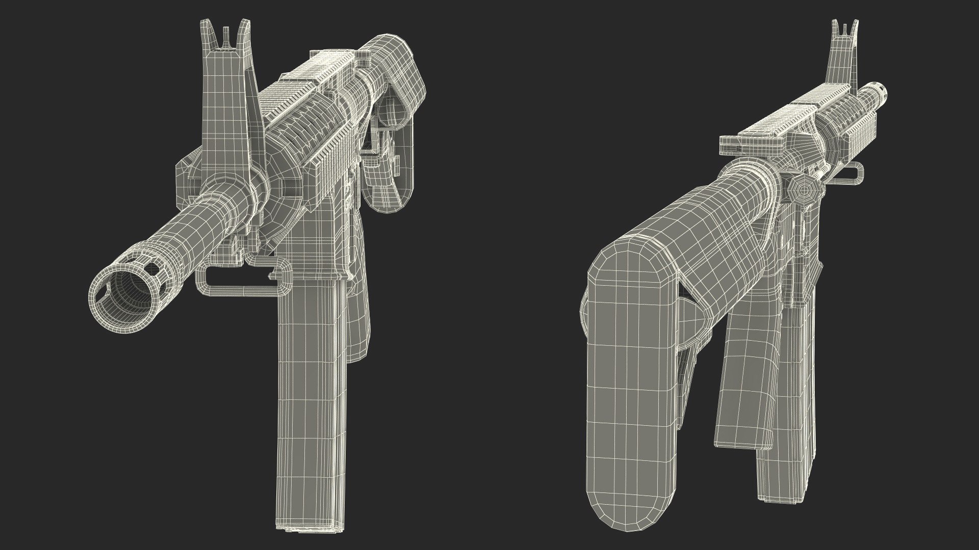 3D Assault Rifle With Rail System - TurboSquid 2211415