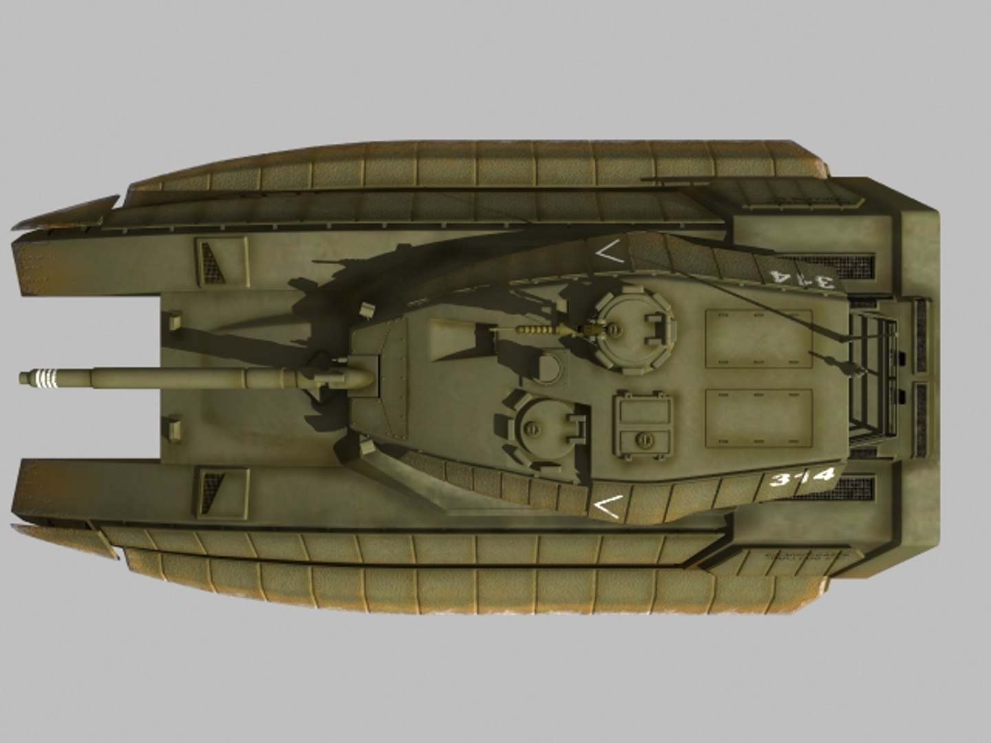 lightwave v rhino hover tank