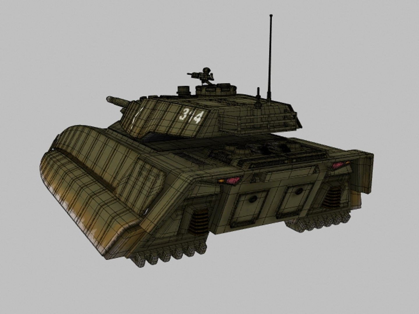 lightwave v rhino hover tank