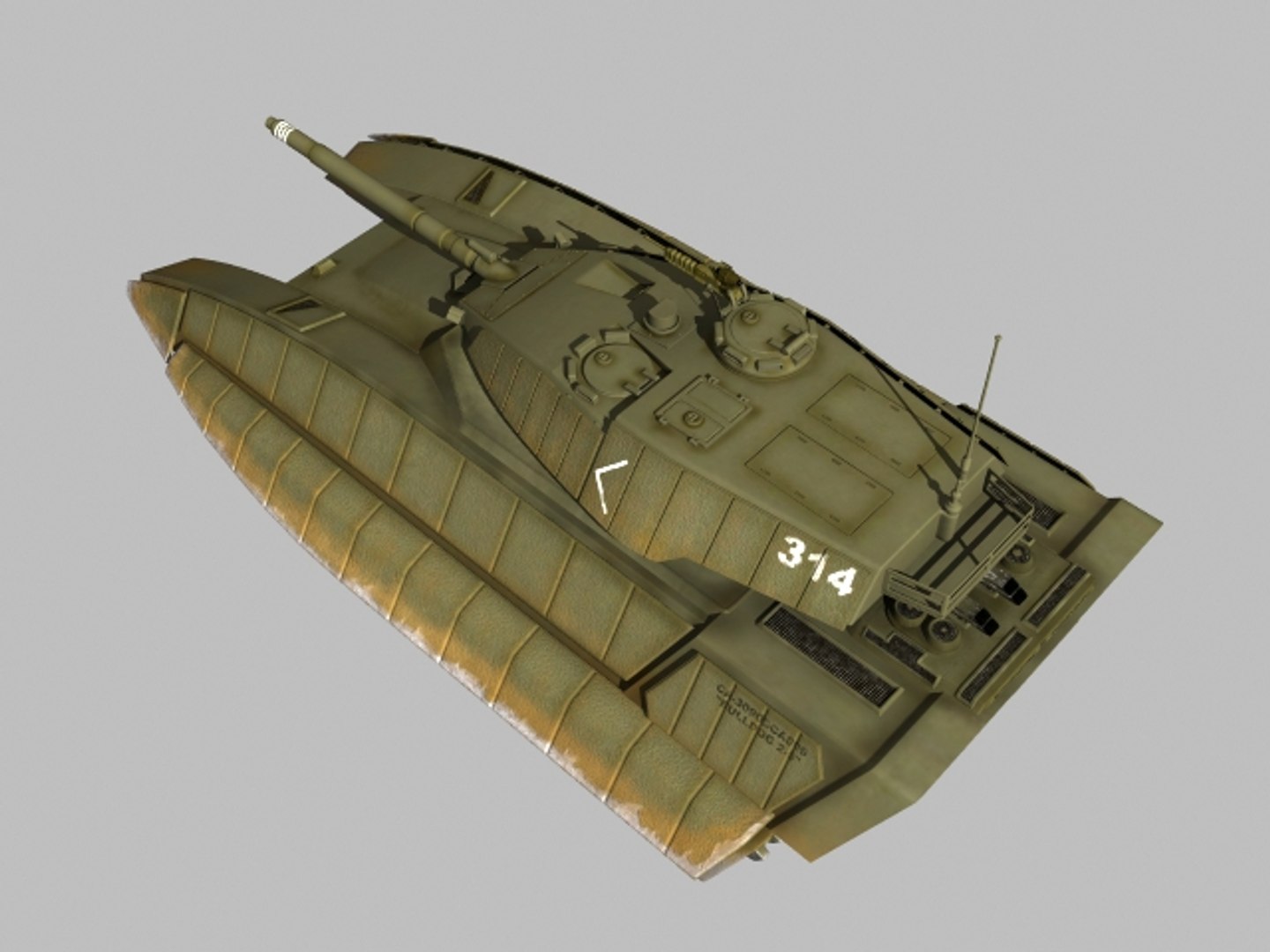 lightwave v rhino hover tank