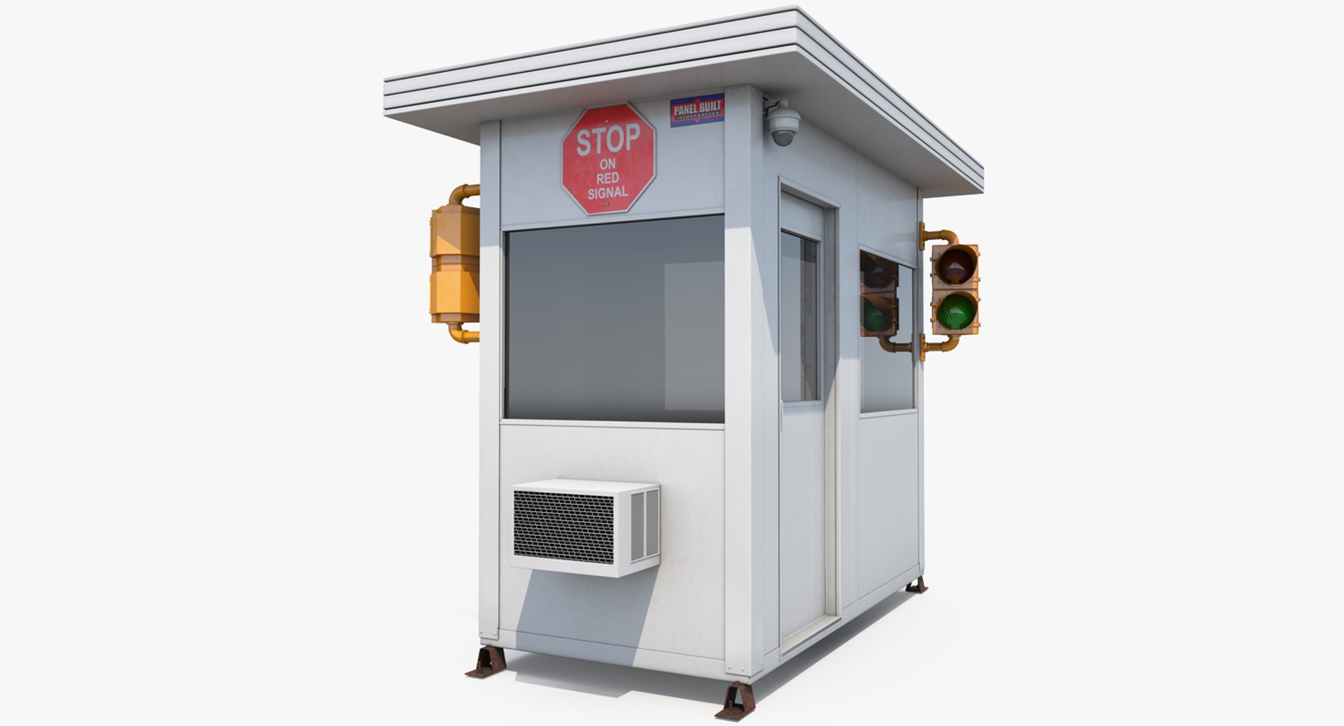 Portable security booth cabin 3D model - TurboSquid 1370930