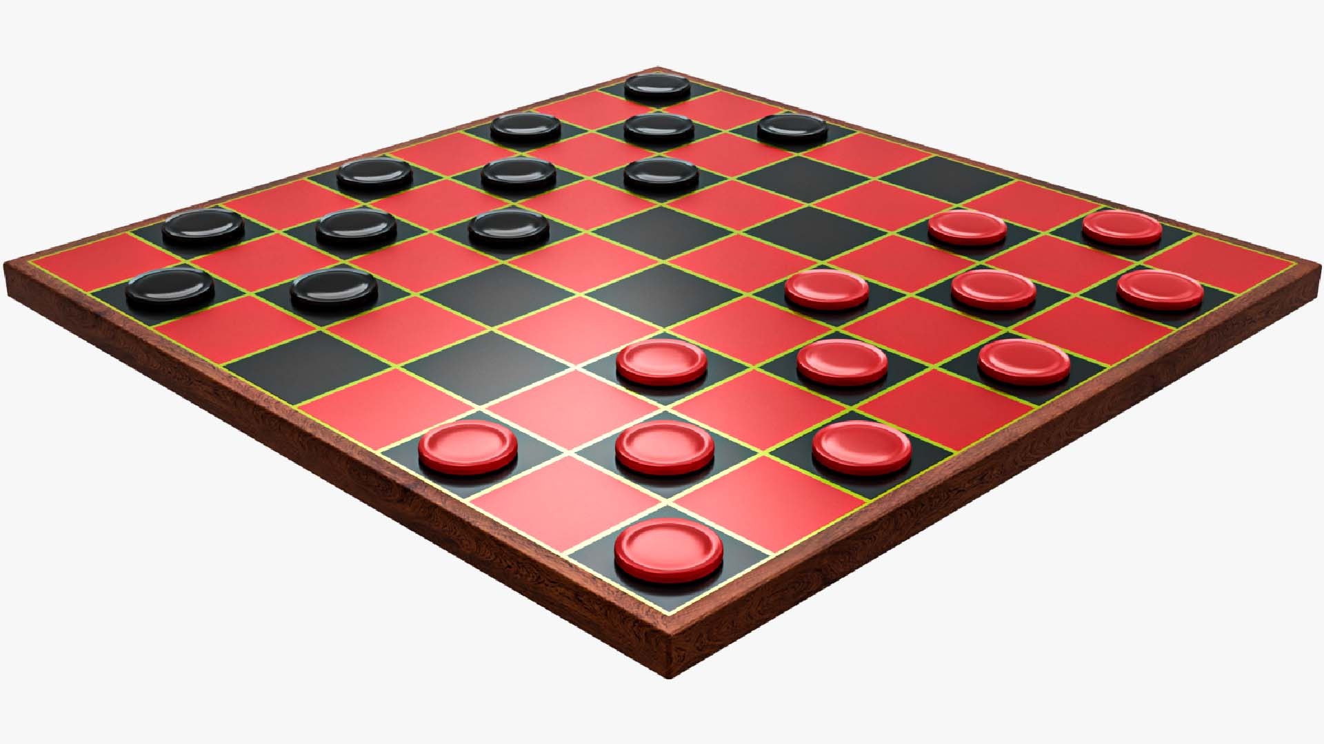 Checkers 3D Model - TurboSquid 2292033