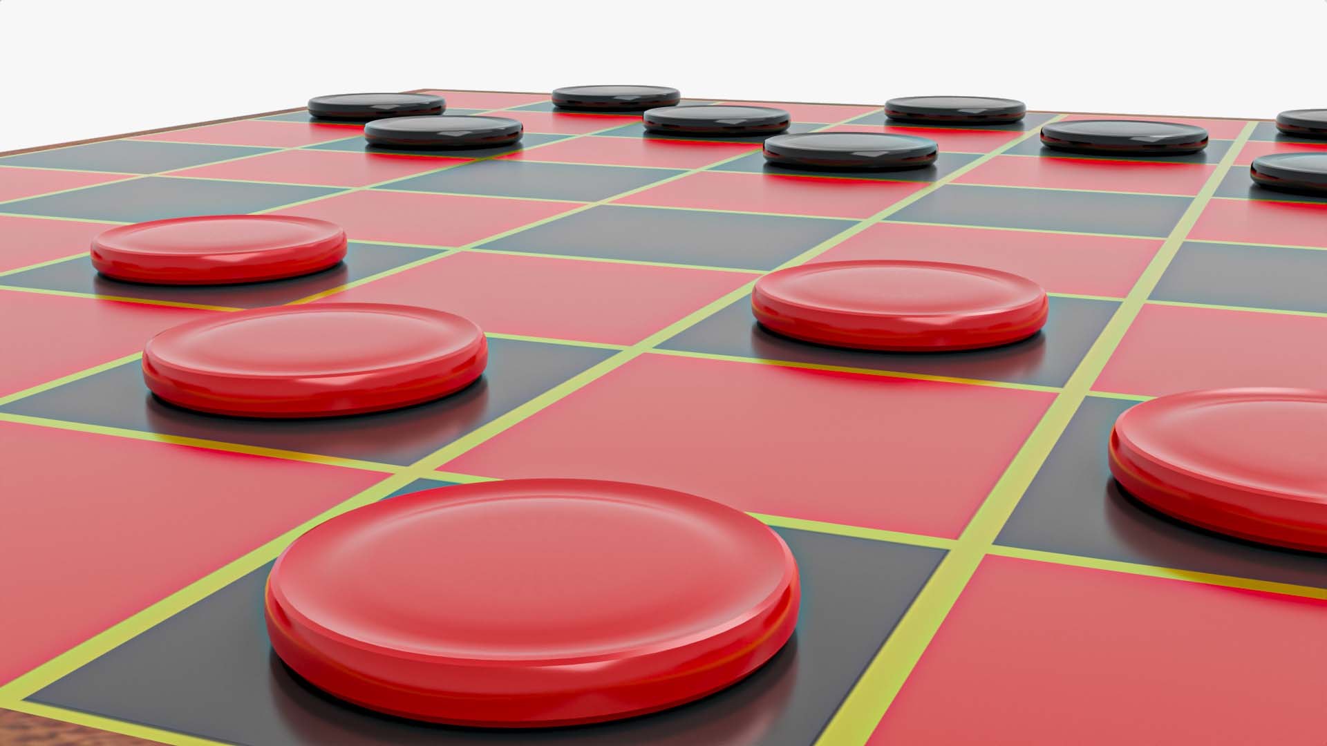 Checkers 3D Model - TurboSquid 2292033