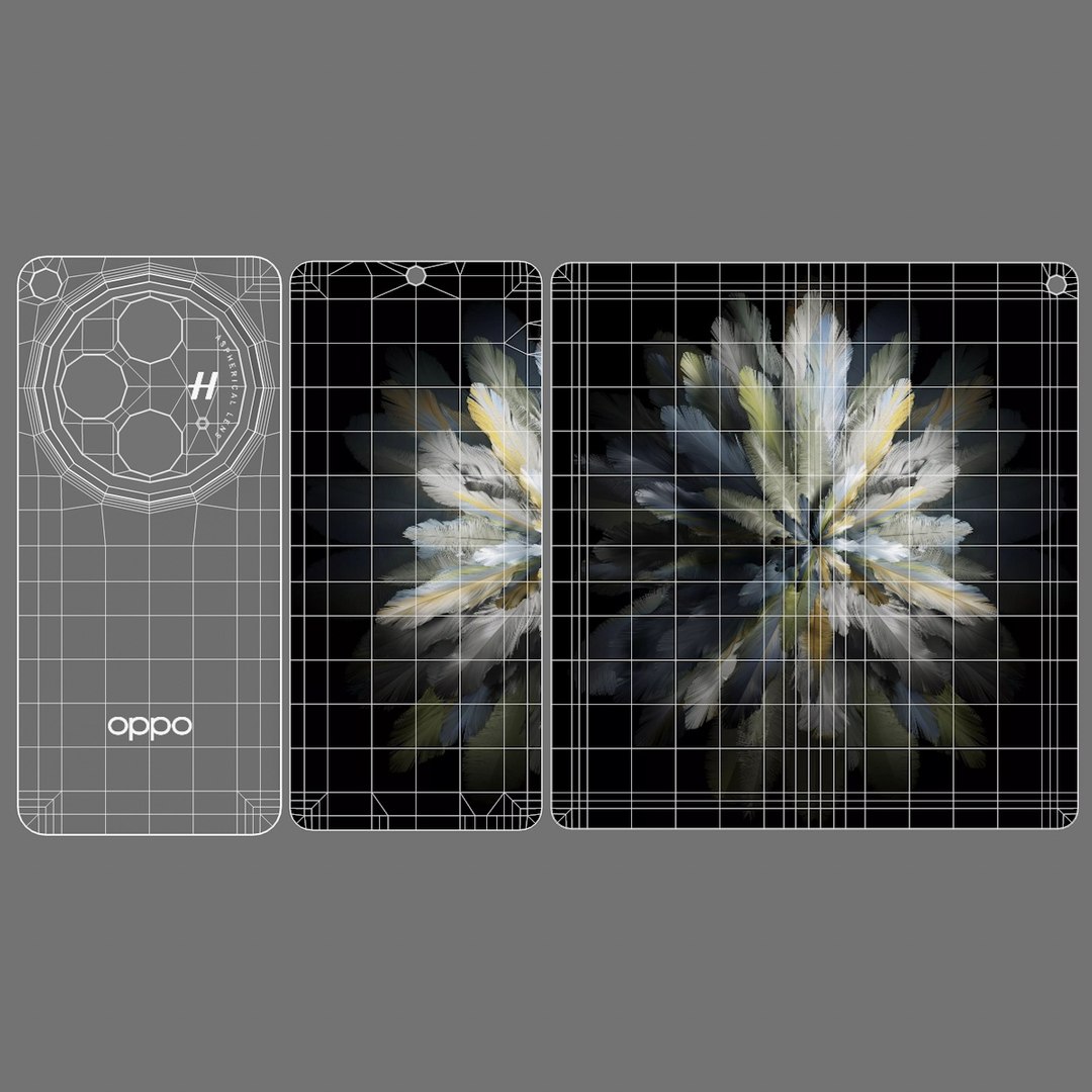 OPPO Find N3 Classic Black 3D model - TurboSquid 2142135