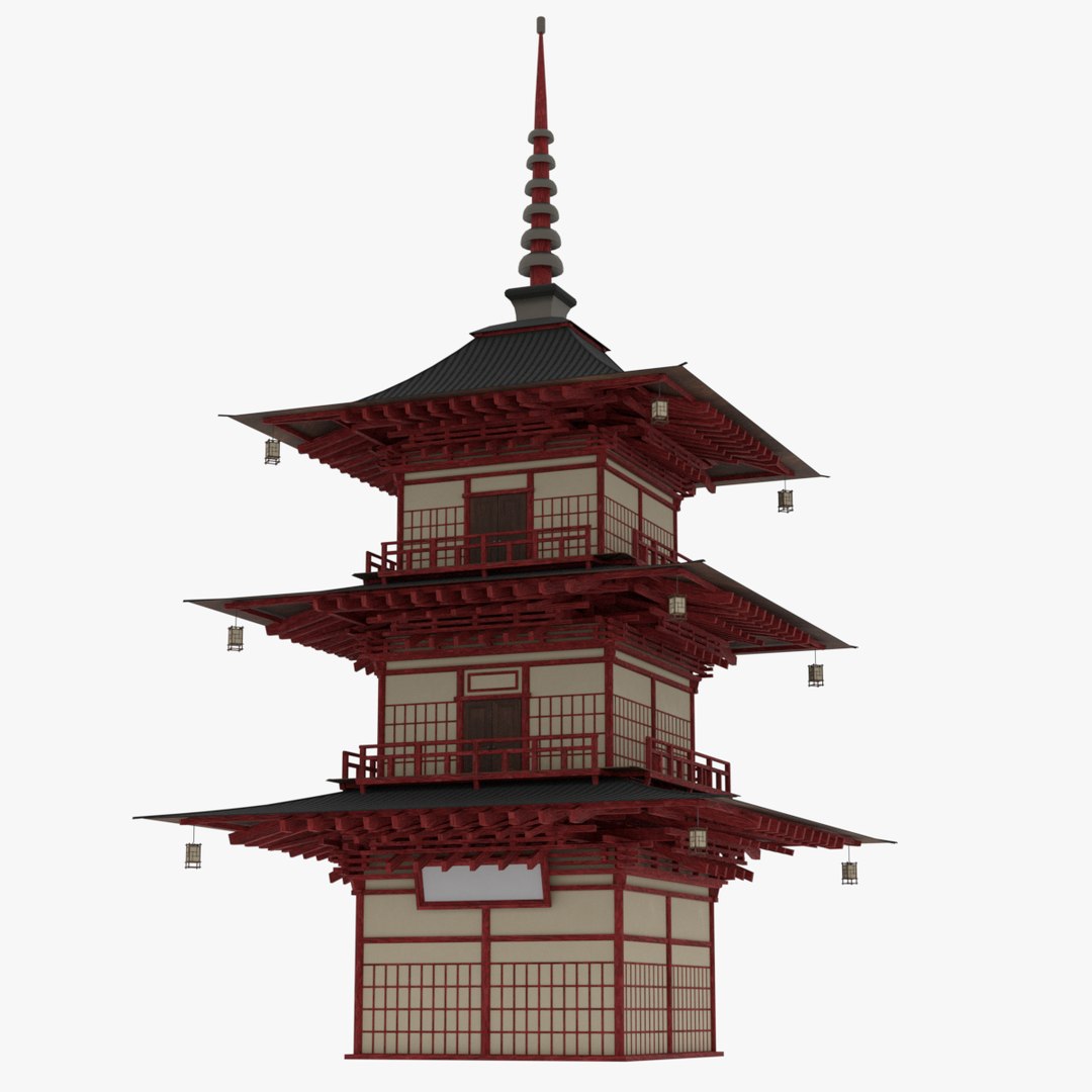 3D Pagoda - TurboSquid 2095504