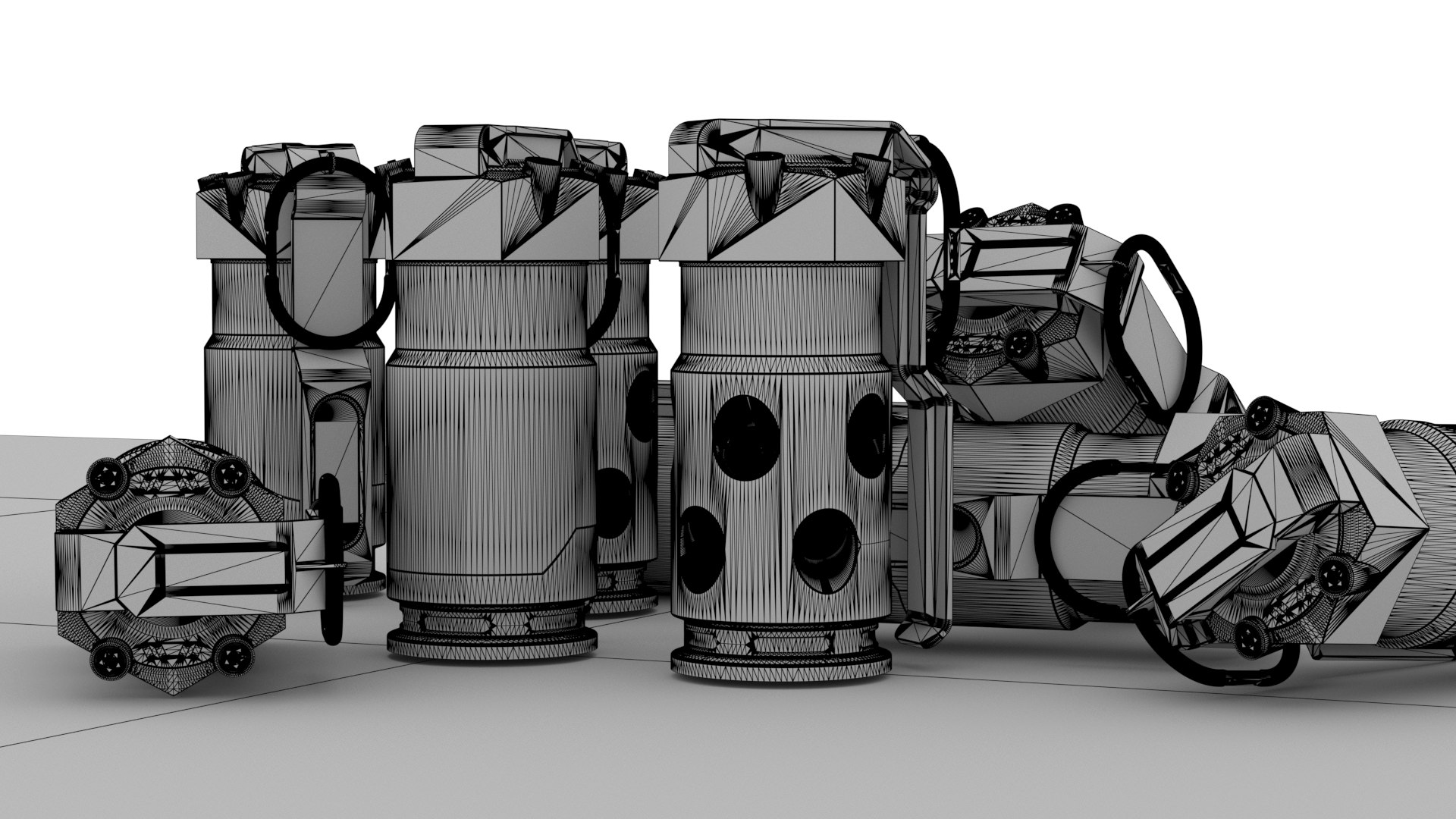 3D Futuristic Grenade - TurboSquid 2049274