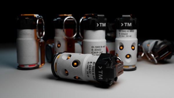 Sci fi Grenade 3D model - TurboSquid 1978355