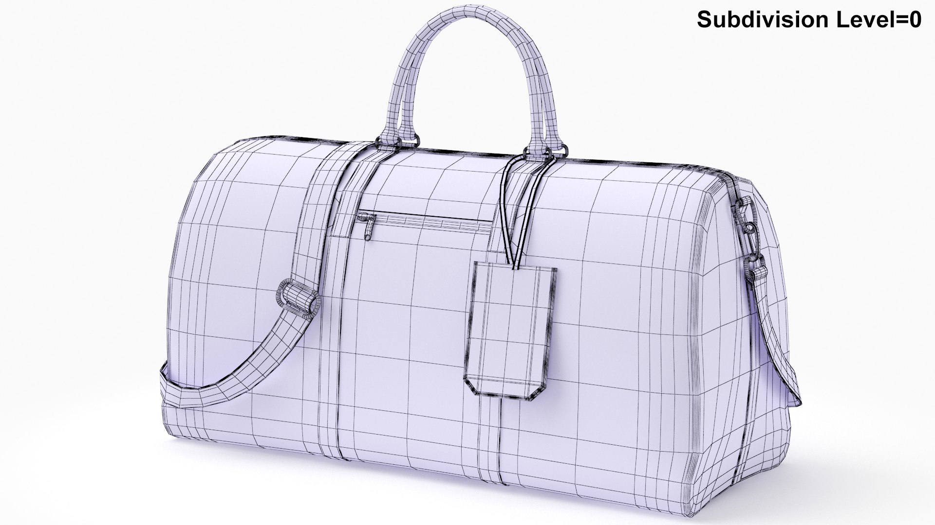 Leather Travel Bag 02 3D Model - TurboSquid 2287016
