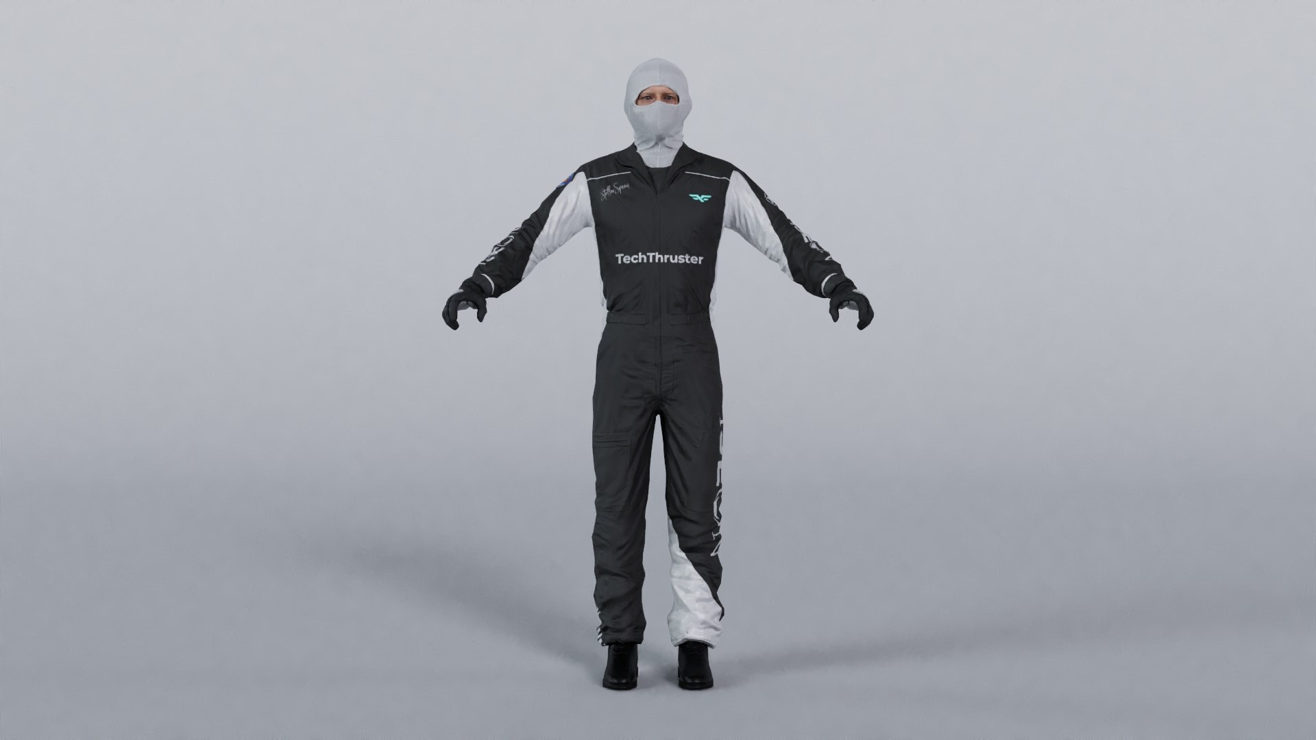 3D Racing Driver Realistic 3D Model Model - TurboSquid 2221742
