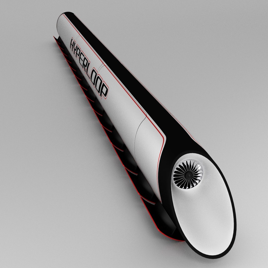 3d passenger capsule hyperloop