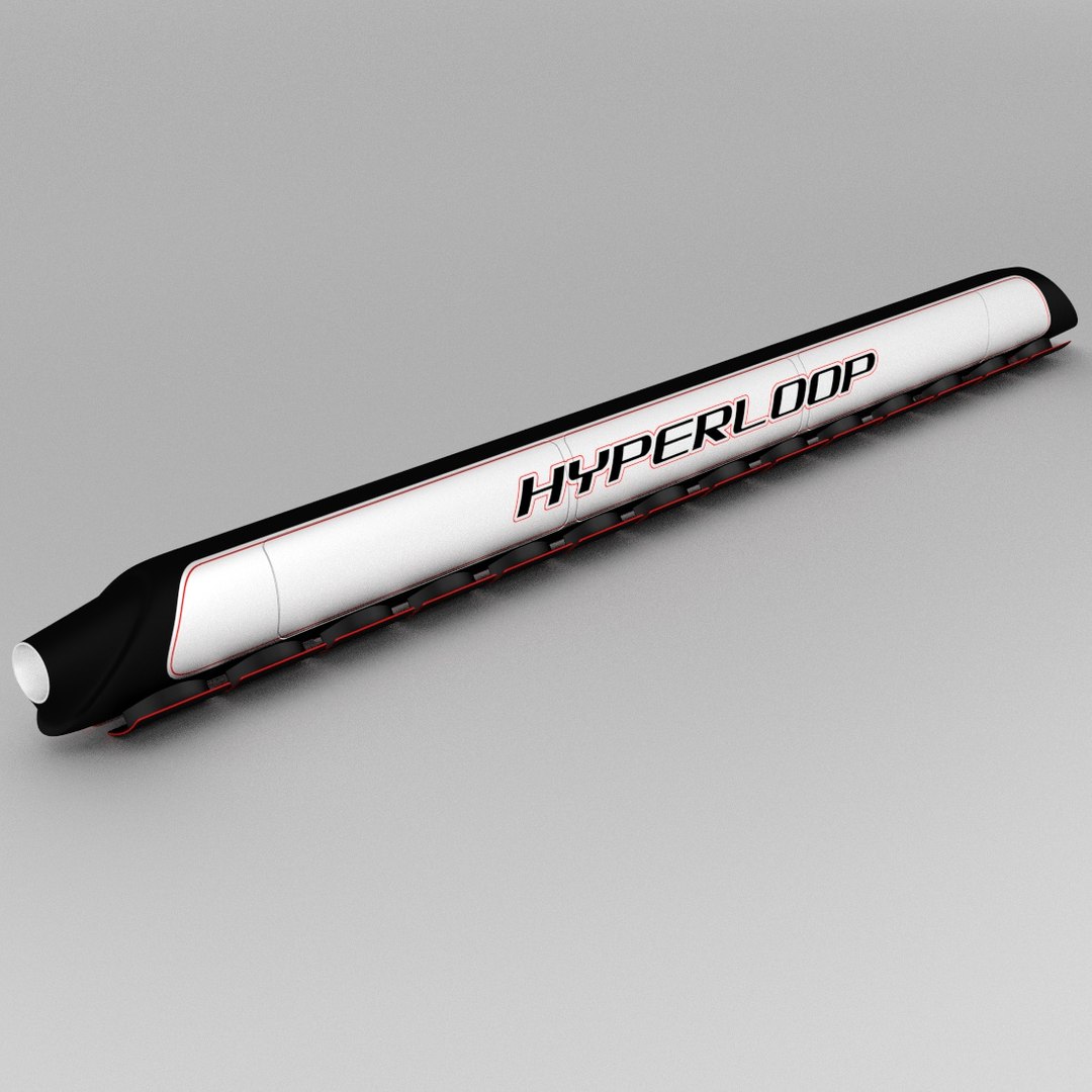 3d passenger capsule hyperloop