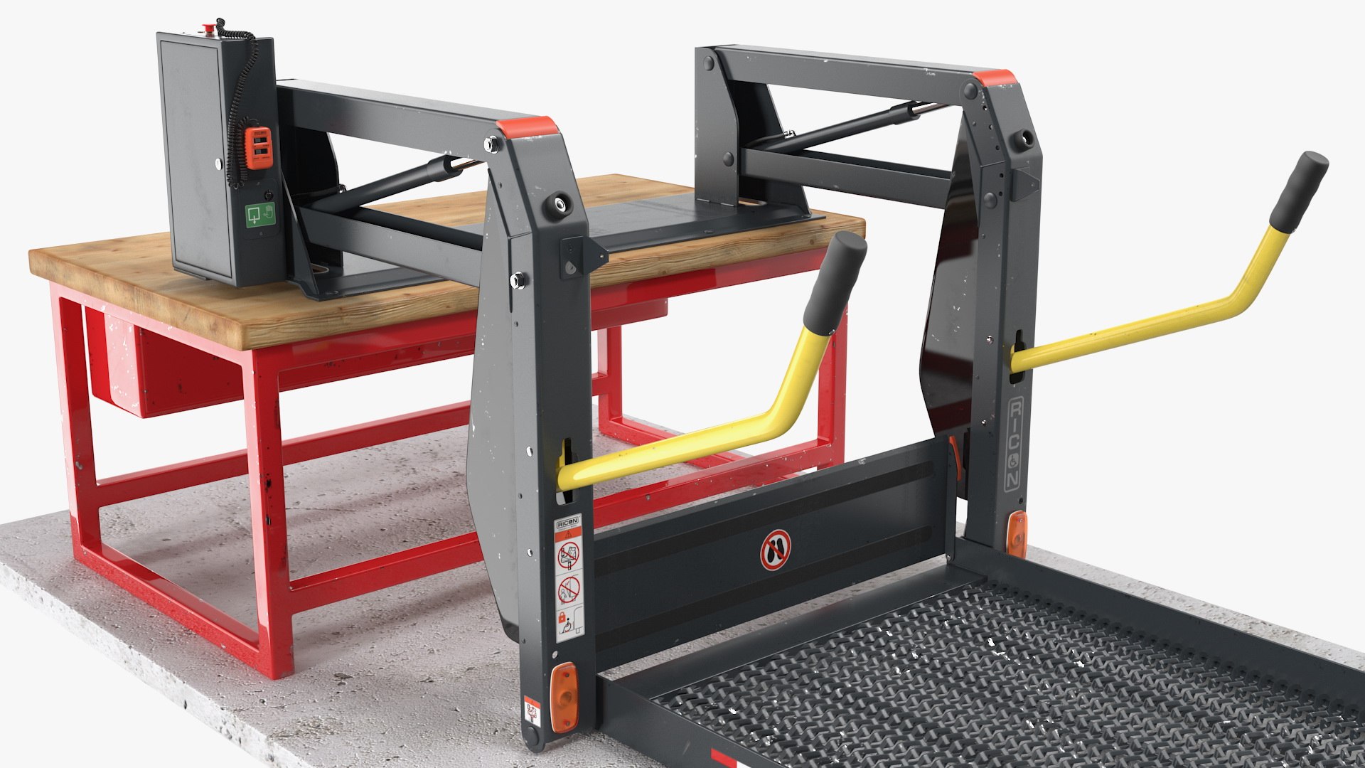 Ricon Linear Wheelchair Lift 3D - TurboSquid 1581065