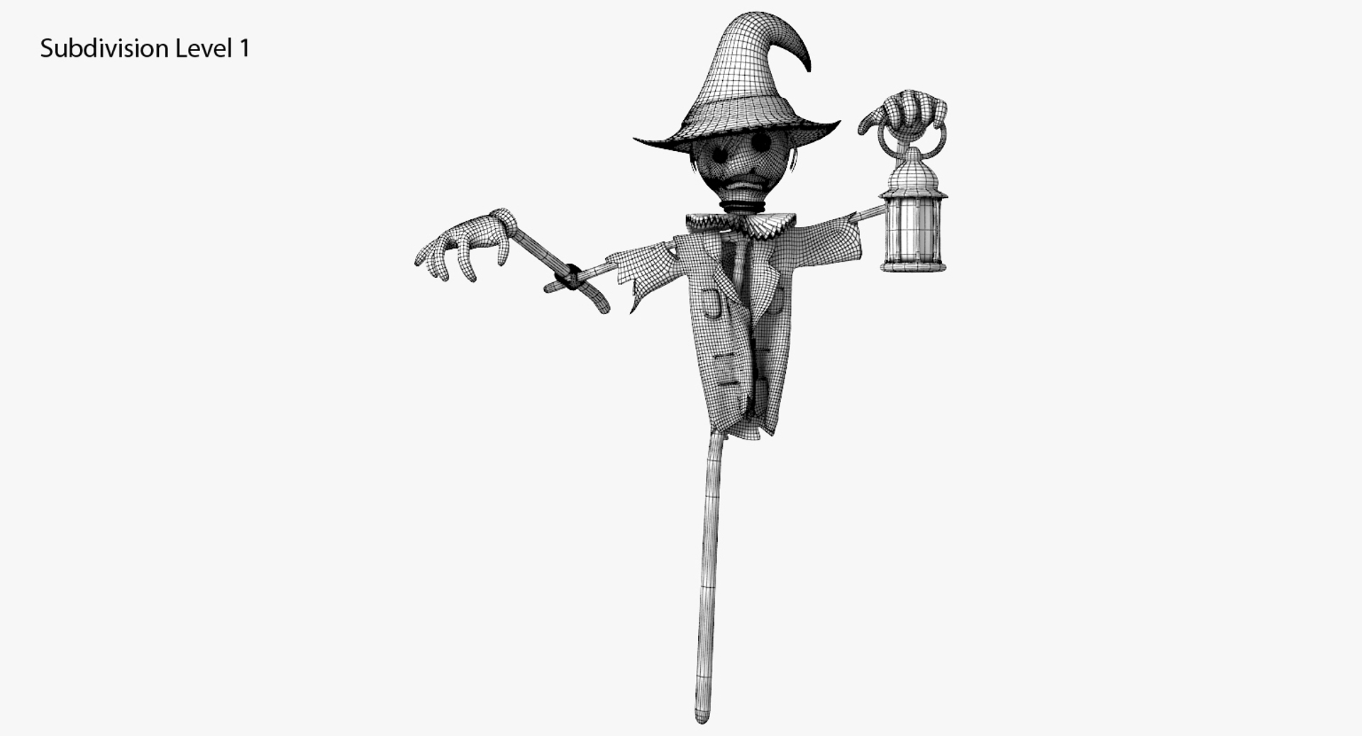 3d model scarecrow scare crow