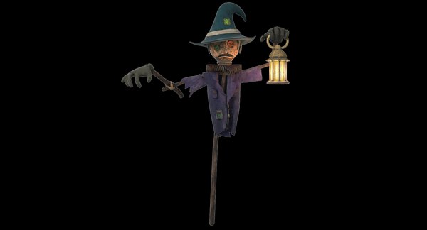 3d model scarecrow scare crow