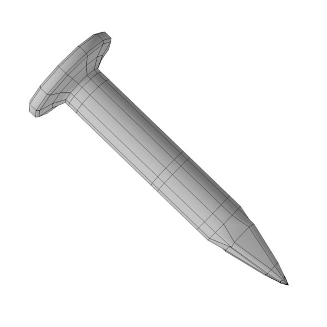 Clout Nail 3d Model