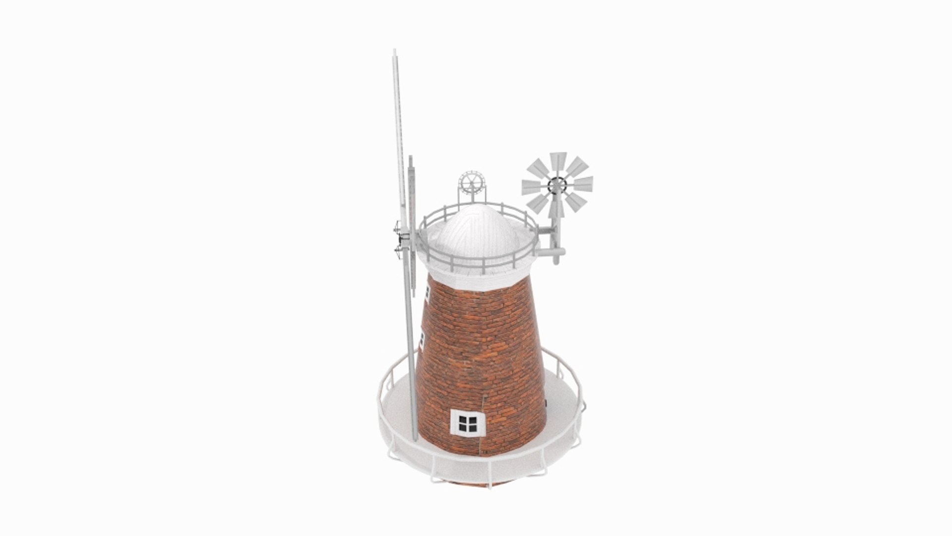 Thaxted Windmill 3d Model