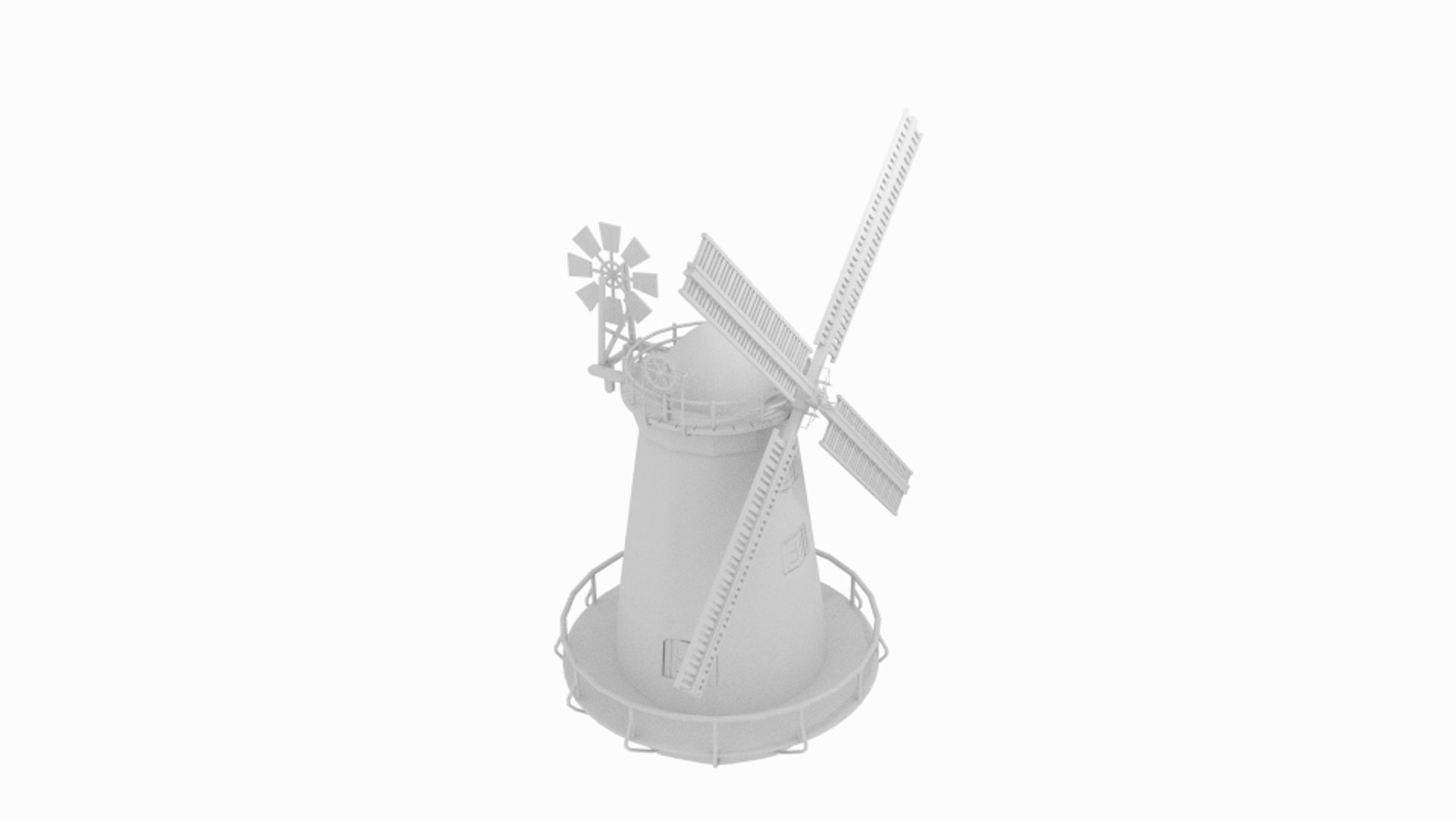 Thaxted Windmill 3d Model
