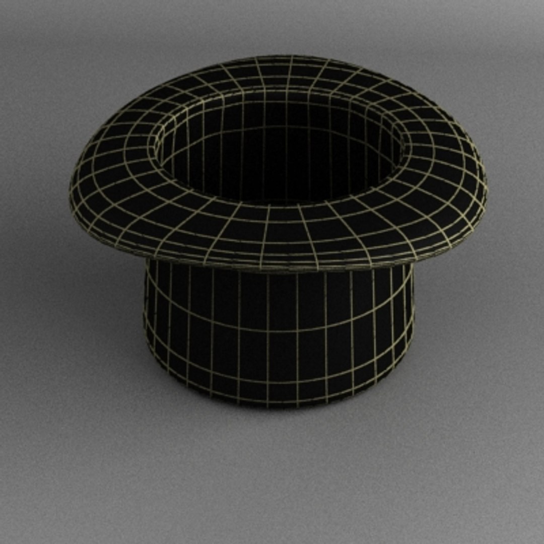 3d Model Of Magic Hat Magician