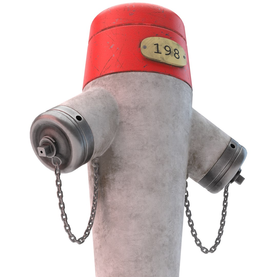3D Swiss Fire Hydrant - Clean and Dirt version included - TurboSquid ...