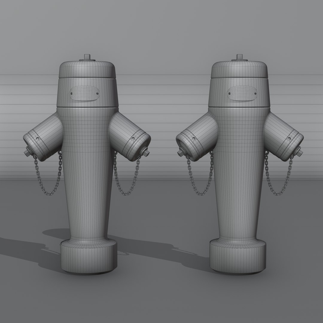 3D Swiss Fire Hydrant - Clean and Dirt version included - TurboSquid ...