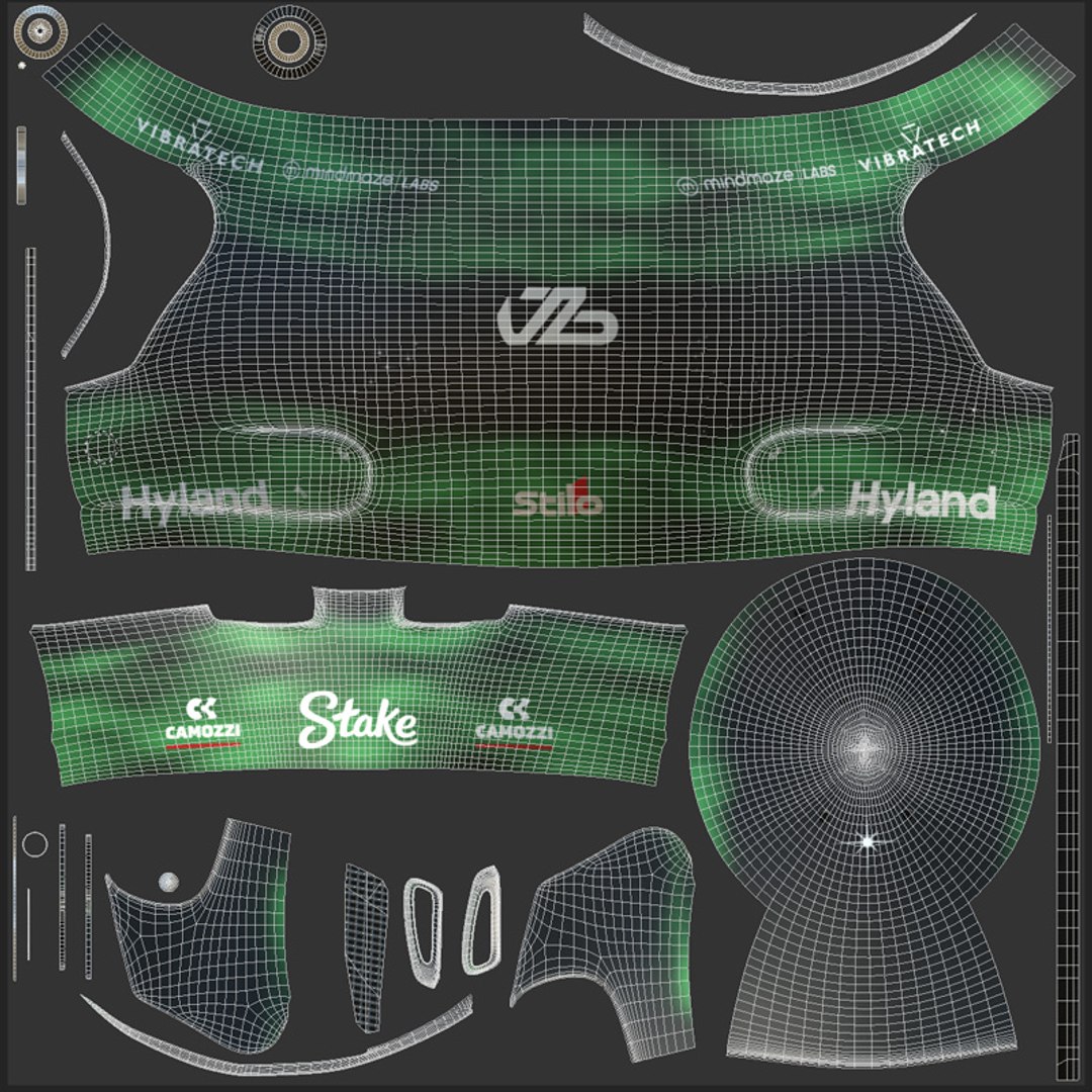 F1 Bottas Helmet 2024 Model - TurboSquid 2251934