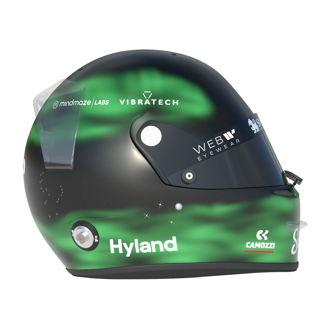 F1 Bottas Helmet 2024 Model - TurboSquid 2251934