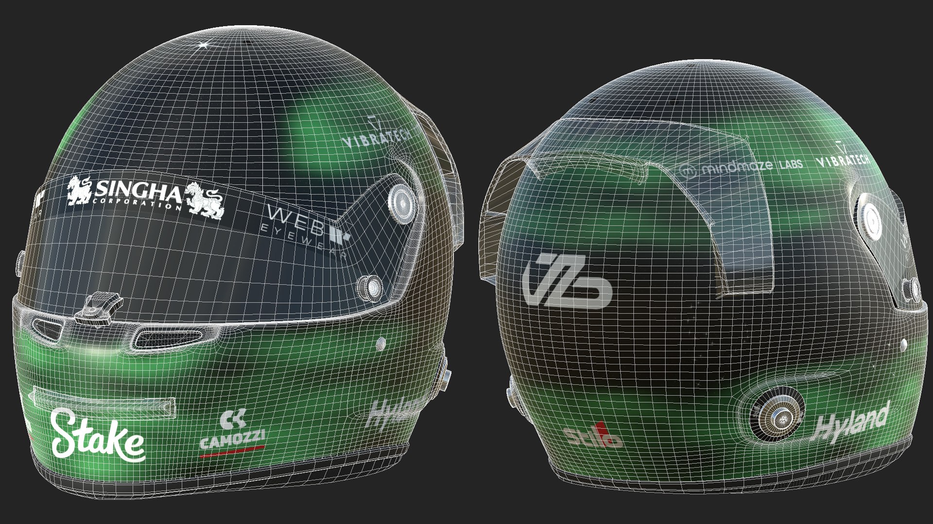 F1 Bottas Helmet 2024 Model - TurboSquid 2251934