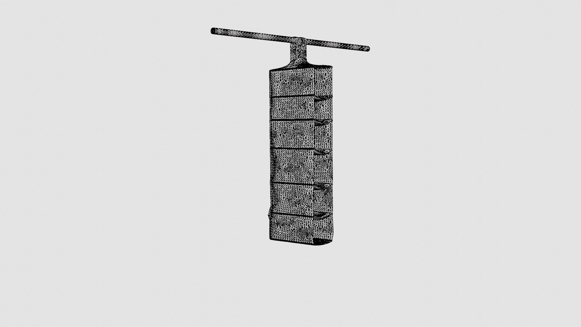 3D Hanging Storage White Model - TurboSquid 2246716