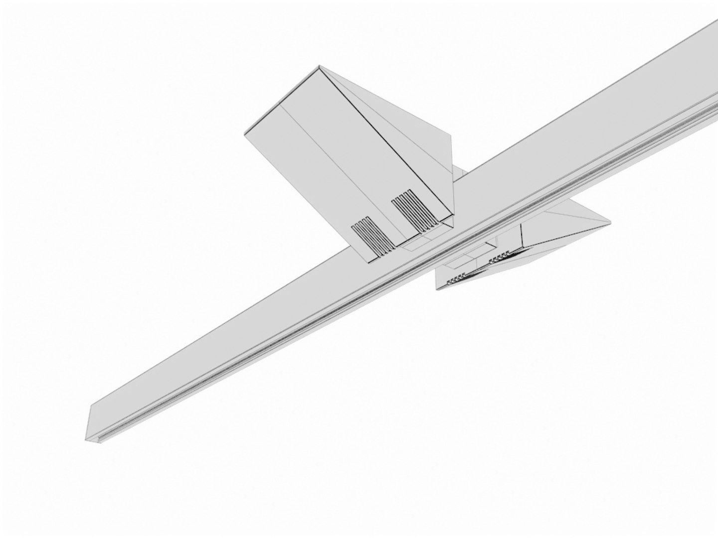 3d Erco Hi-trac Track Lighting
