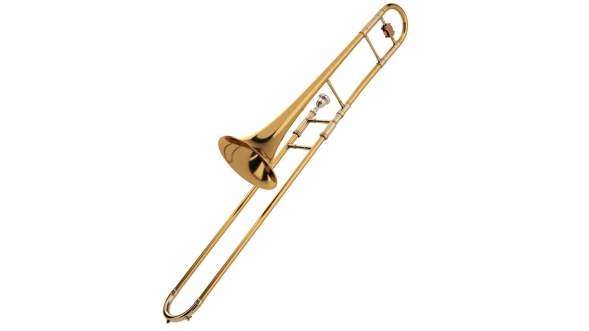 Trombone Model - TurboSquid 2014332