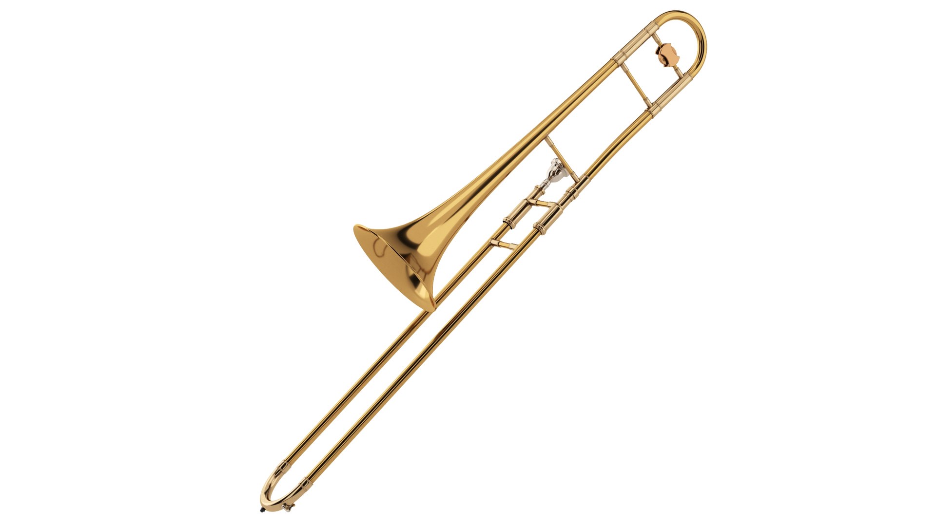Trombone Model - TurboSquid 2014332