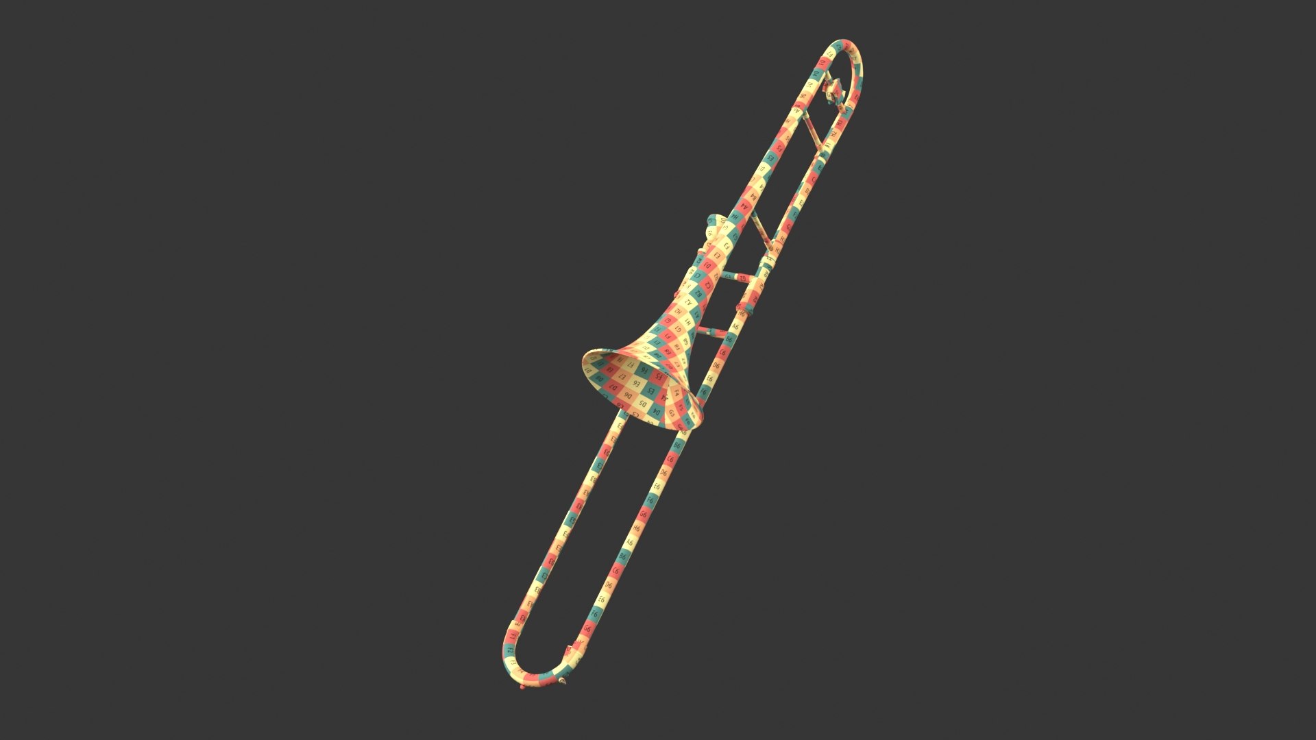 Trombone Model - TurboSquid 2014332