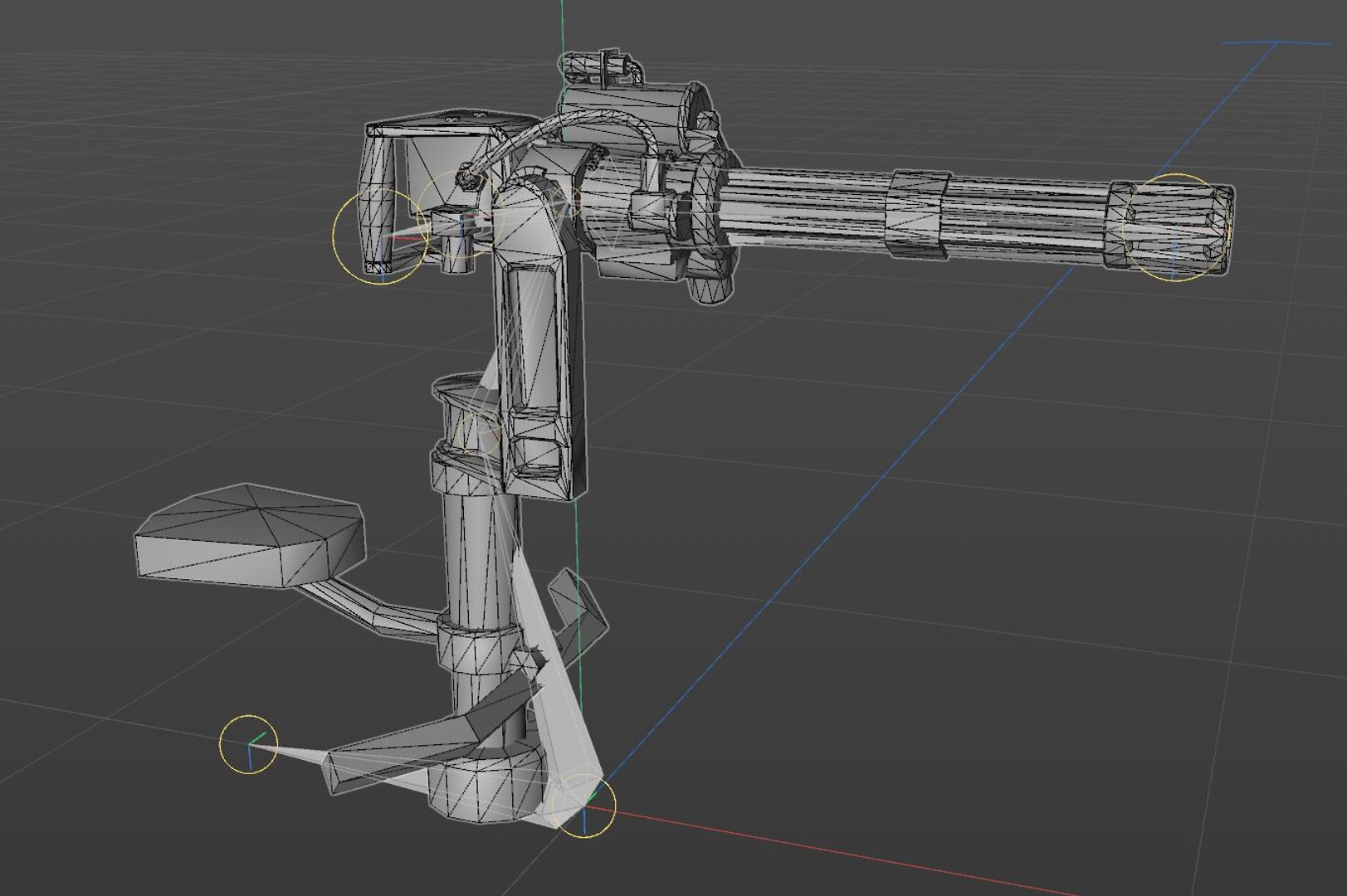 Mini Turret Low-poly Model - TurboSquid 2118798