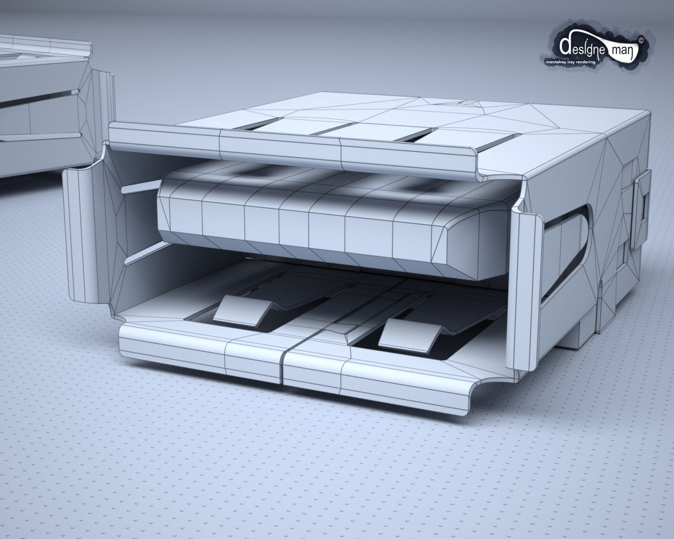 Usb 2 0 Connector 3d Model