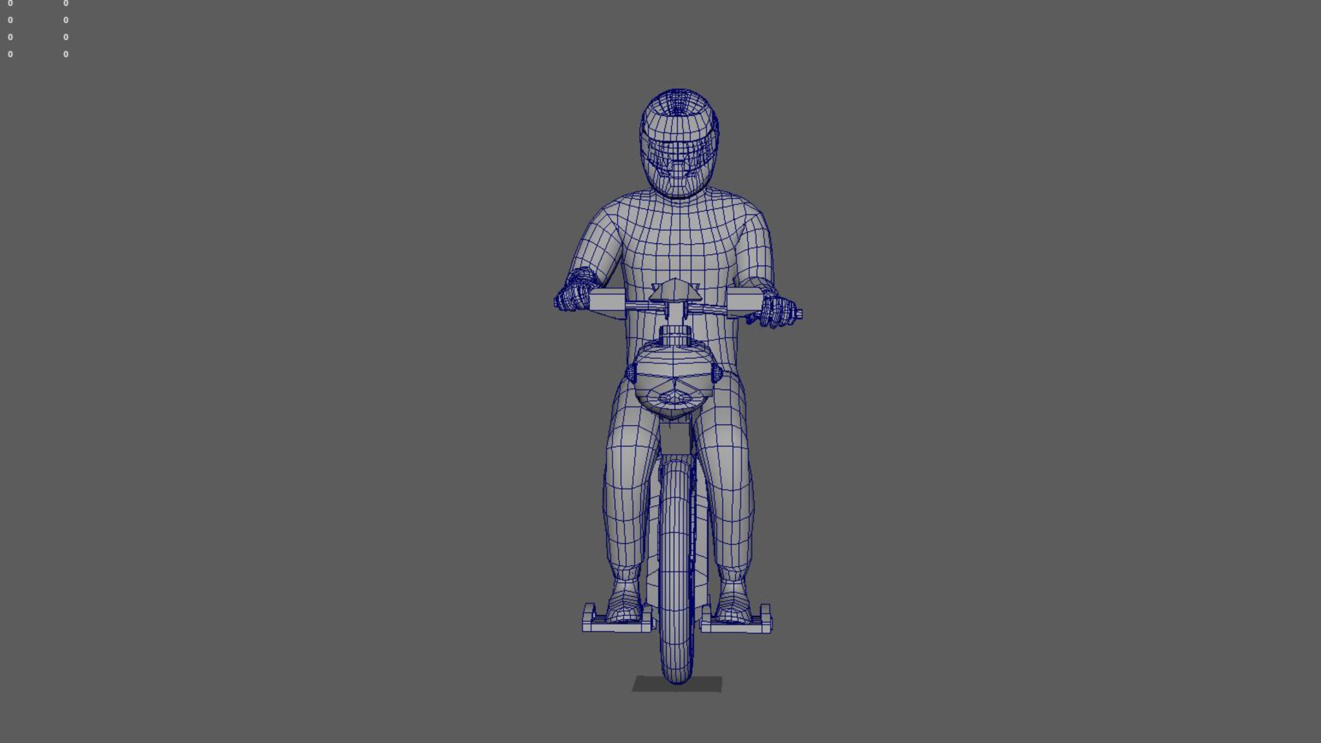 3D Single Wheel Bike Animations Model - TurboSquid 1931943