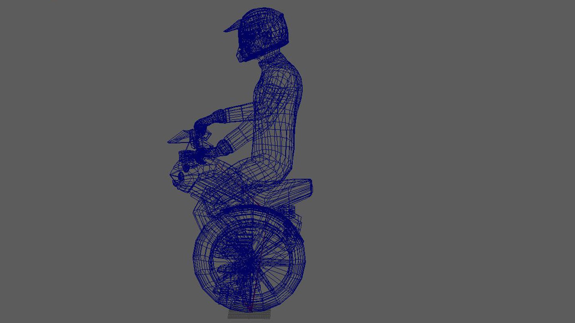 3D Single Wheel Bike Animations Model - TurboSquid 1931943