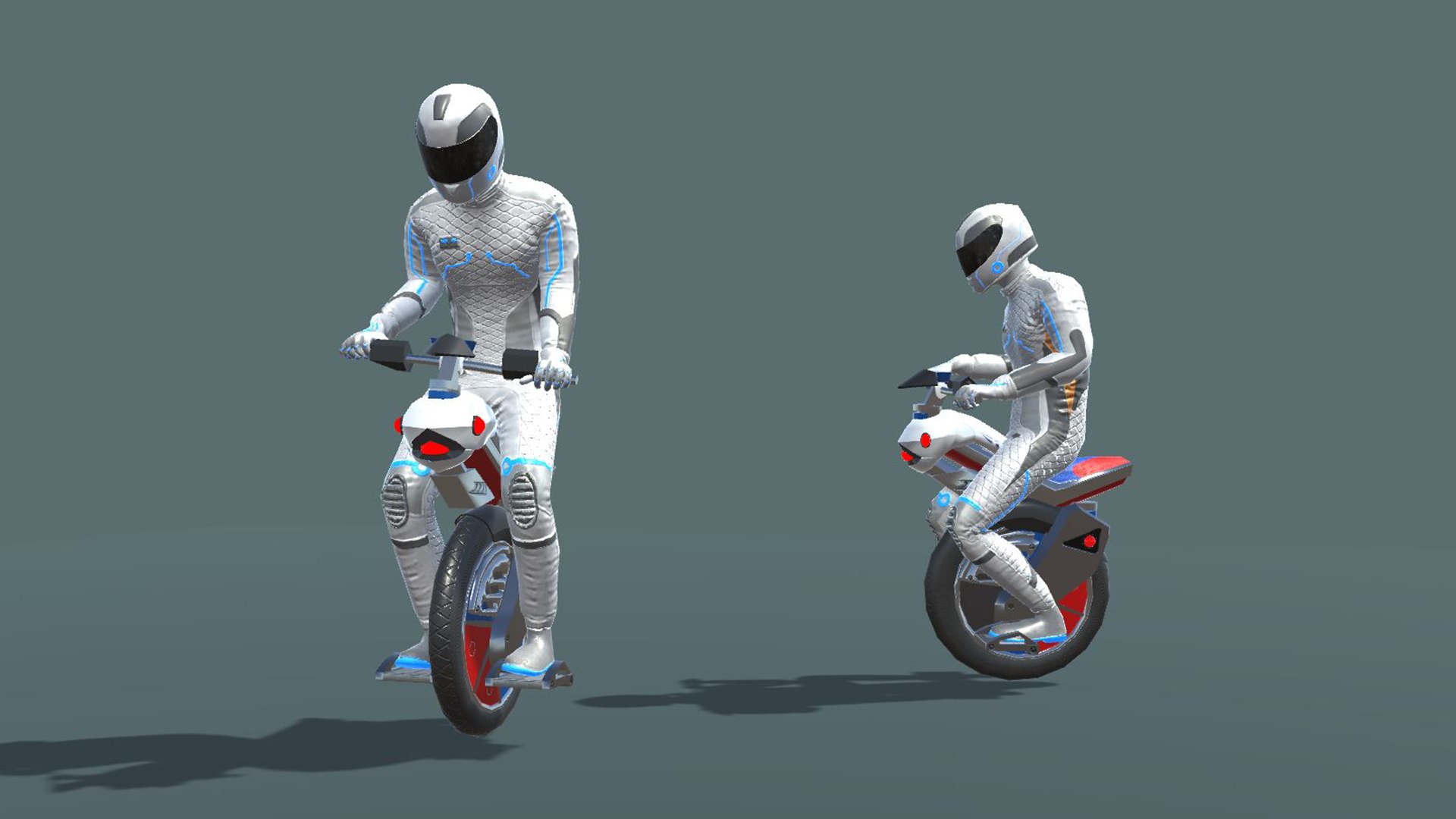 3D Single Wheel Bike Animations Model - TurboSquid 1931943