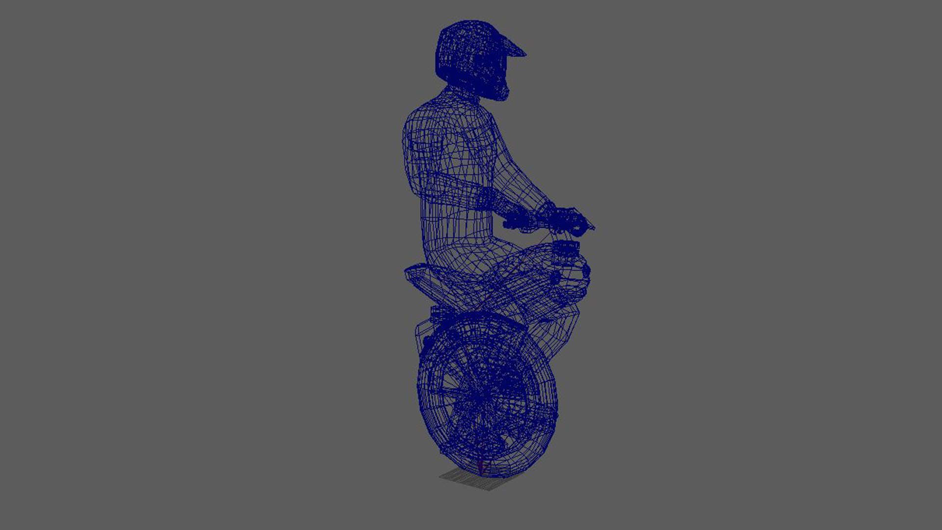 3D Single Wheel Bike Animations Model - TurboSquid 1931943