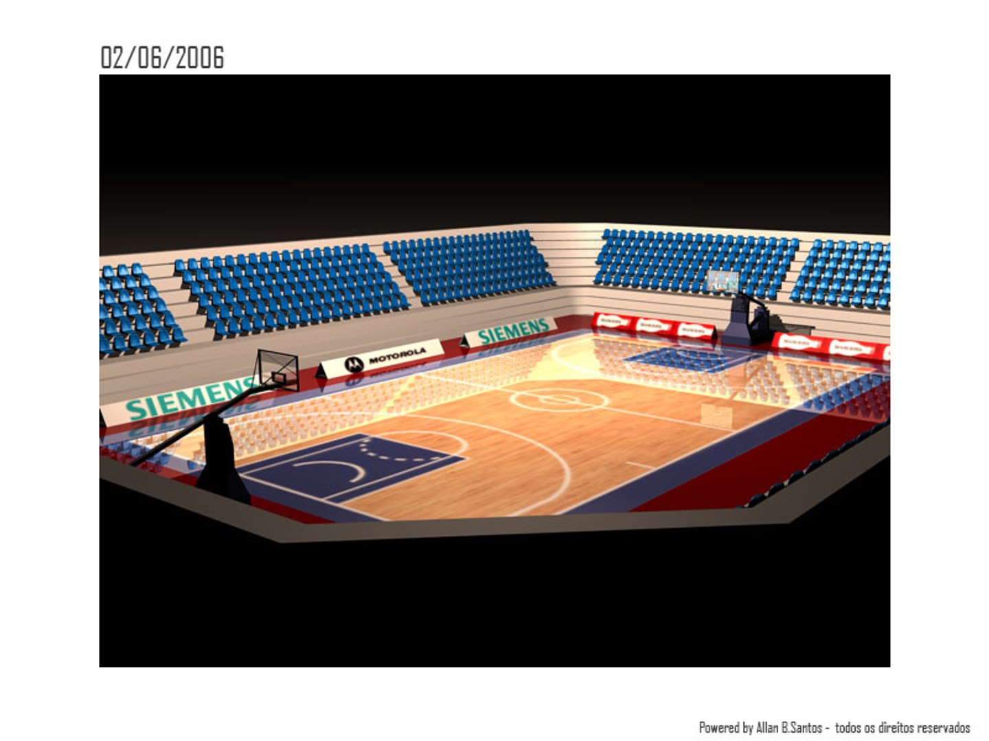 3d C4d Arena Basketball