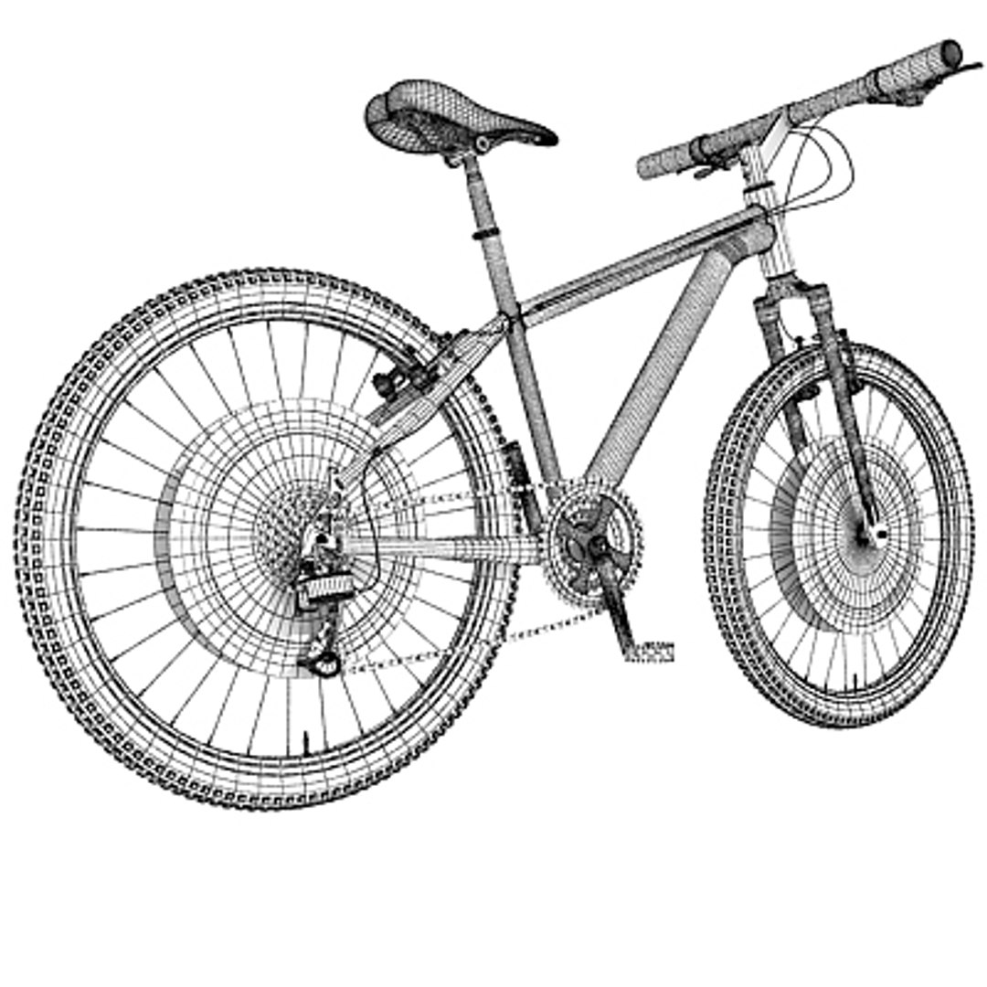 3d Mountain Bike Model