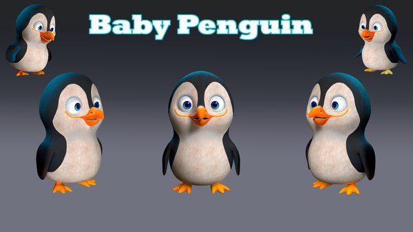 Animated Penguin 3D Models for Download | TurboSquid