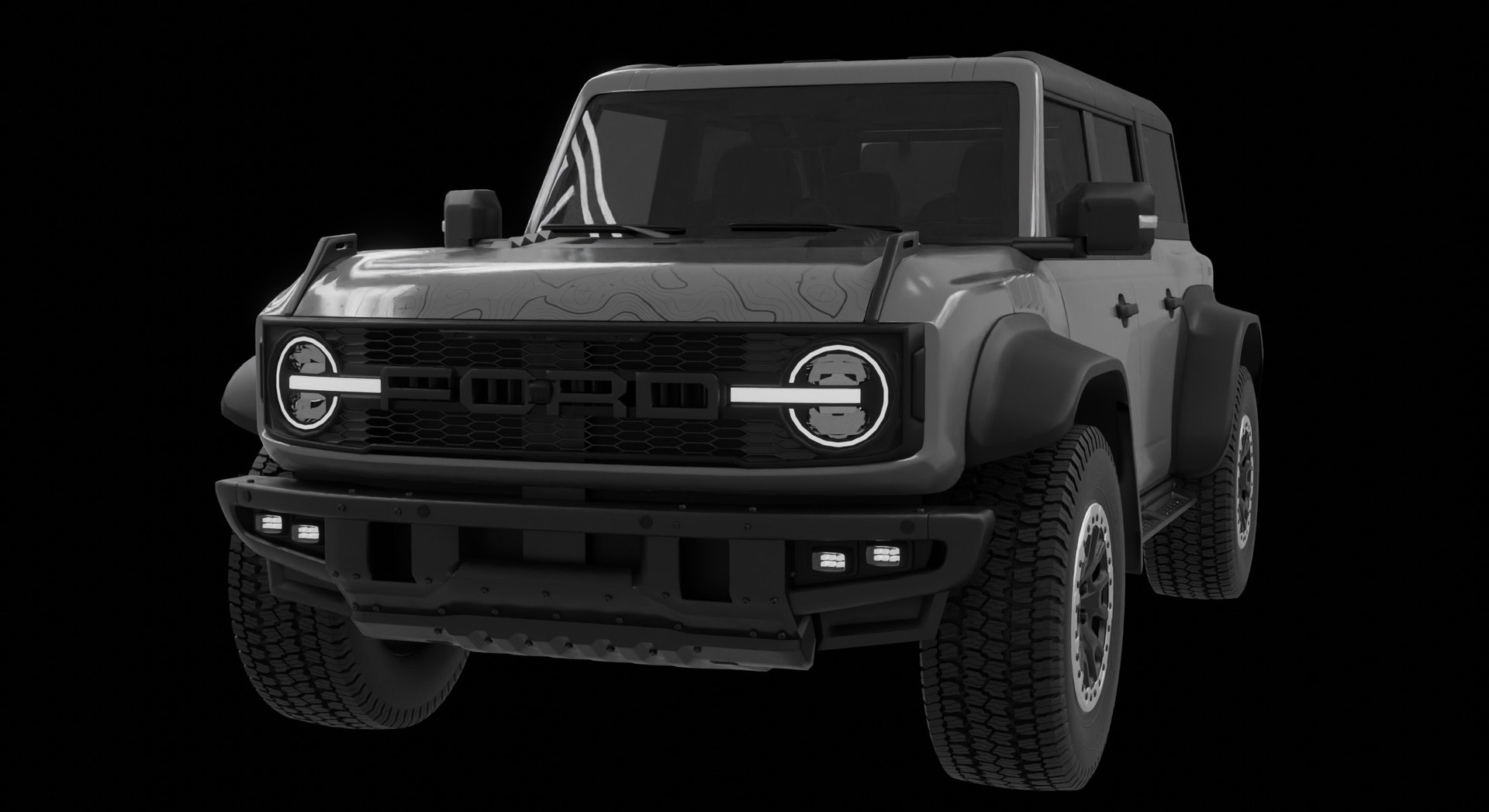 3D Ford Bronco Raptor SUV Car - TurboSquid 2228473